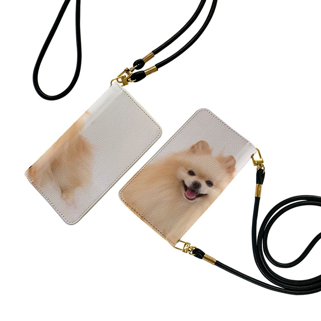 商品特徴・ショルダー付き手帳型スマホケース・シームレスな全面デザイン（内側は落ち着いたオフホワイト）・外側は高品質の人工革を使用・内側にはスマホを装着するケースが付属・機種専用のカメラホール仕様でケースを装着したままの撮影が可能・ワンセグや...