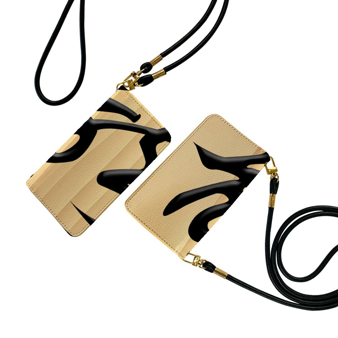 商品特徴・ショルダー付き手帳型スマホケース・シームレスな全面デザイン（内側は落ち着いたオフホワイト）・外側は高品質の人工革を使用・内側にはスマホを装着するケースが付属・機種専用のカメラホール仕様でケースを装着したままの撮影が可能・ワンセグや...