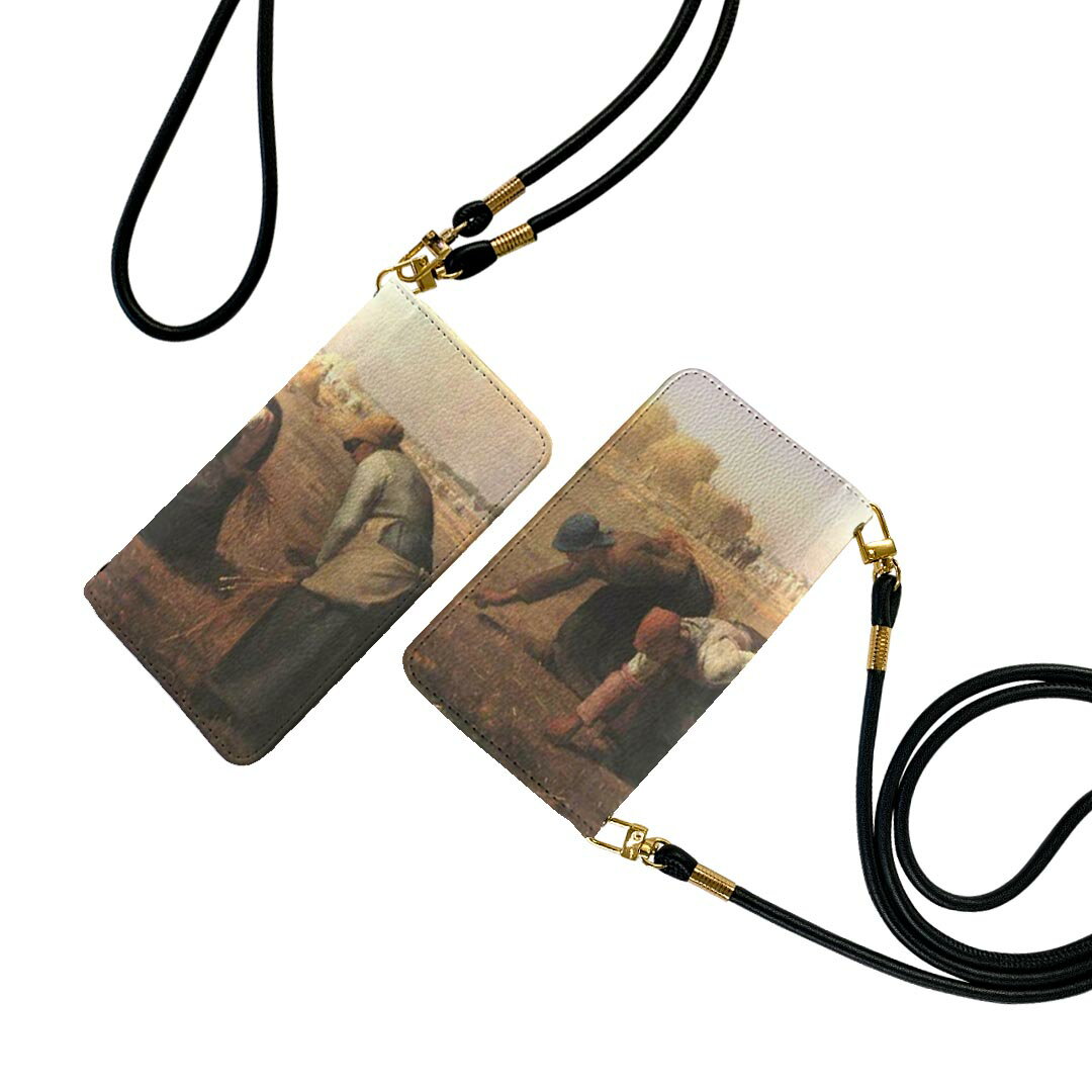 商品特徴・ショルダー付き手帳型スマホケース・シームレスな全面デザイン（内側は落ち着いたオフホワイト）・外側は高品質の人工革を使用・内側にはスマホを装着するケースが付属・機種専用のカメラホール仕様でケースを装着したままの撮影が可能・ワンセグや...