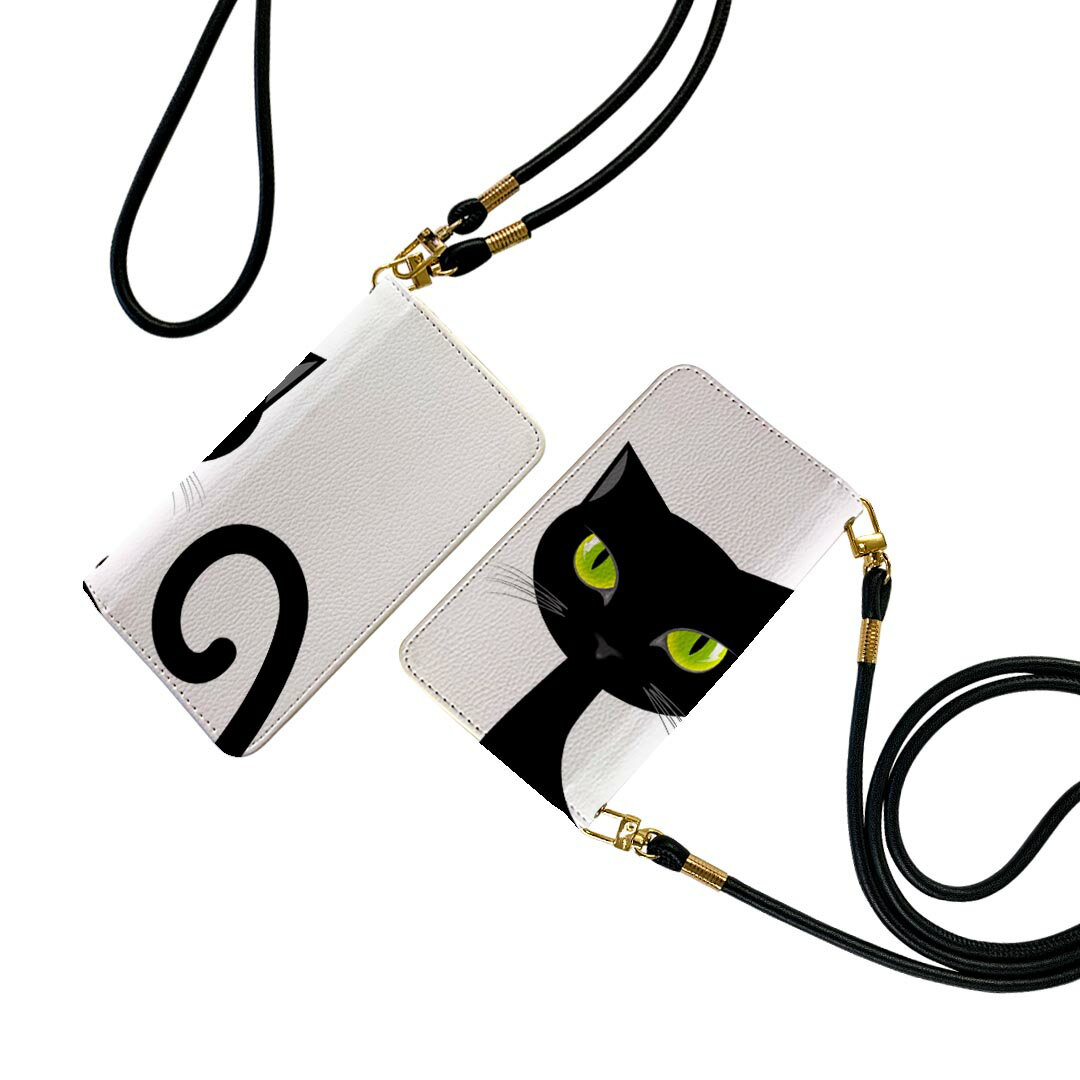 商品特徴・ショルダー付き手帳型スマホケース・シームレスな全面デザイン（内側は落ち着いたオフホワイト）・外側は高品質の人工革を使用・内側にはスマホを装着するケースが付属・機種専用のカメラホール仕様でケースを装着したままの撮影が可能・ワンセグや...