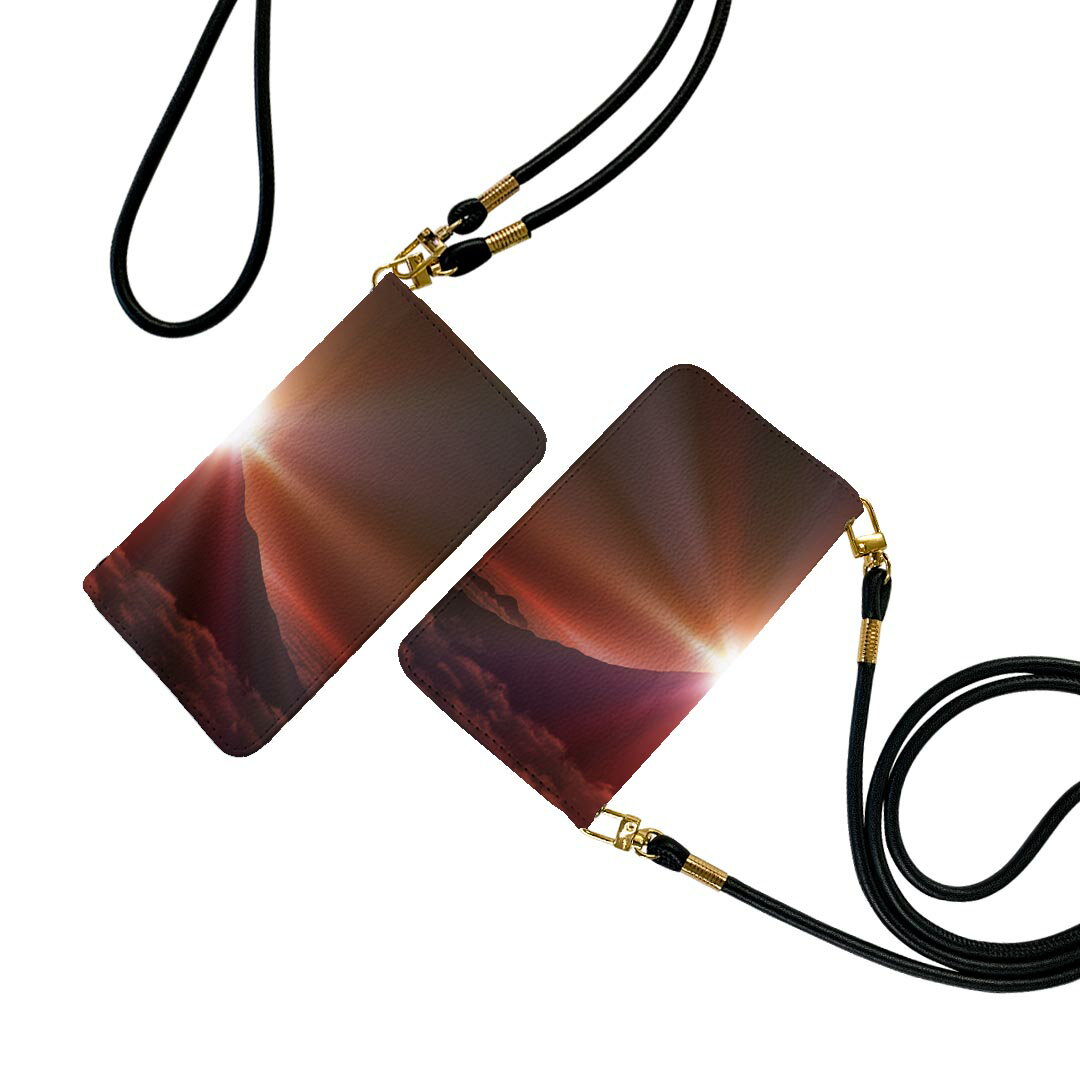 商品特徴・ショルダー付き手帳型スマホケース・シームレスな全面デザイン（内側は落ち着いたオフホワイト）・外側は高品質の人工革を使用・内側にはスマホを装着するケースが付属・機種専用のカメラホール仕様でケースを装着したままの撮影が可能・ワンセグや...