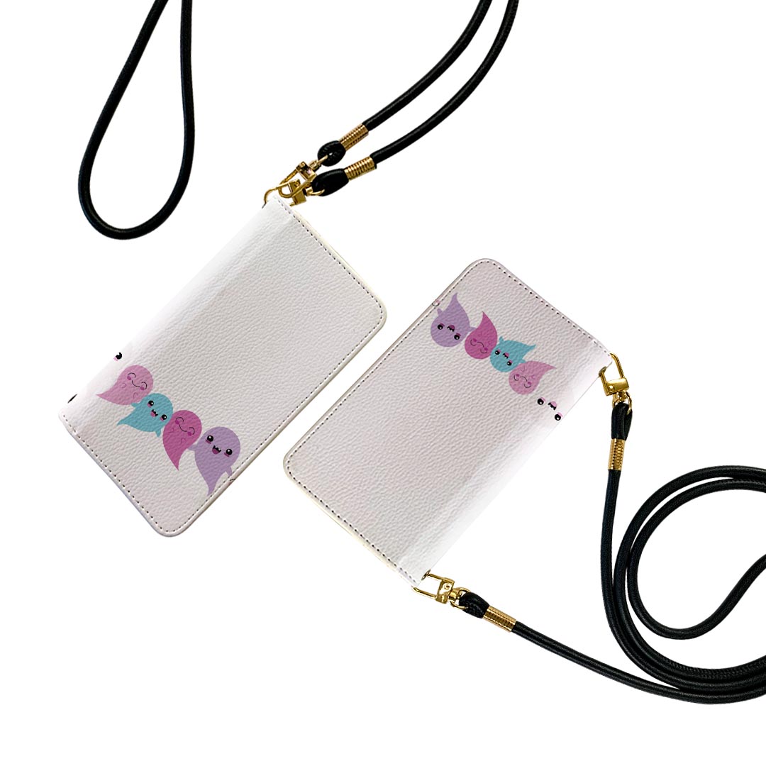 商品特徴・ショルダー付き手帳型スマホケース・シームレスな全面デザイン（内側は落ち着いたオフホワイト）・外側は高品質の人工革を使用・内側にはスマホを装着するケースが付属・機種専用のカメラホール仕様でケースを装着したままの撮影が可能・ワンセグや...