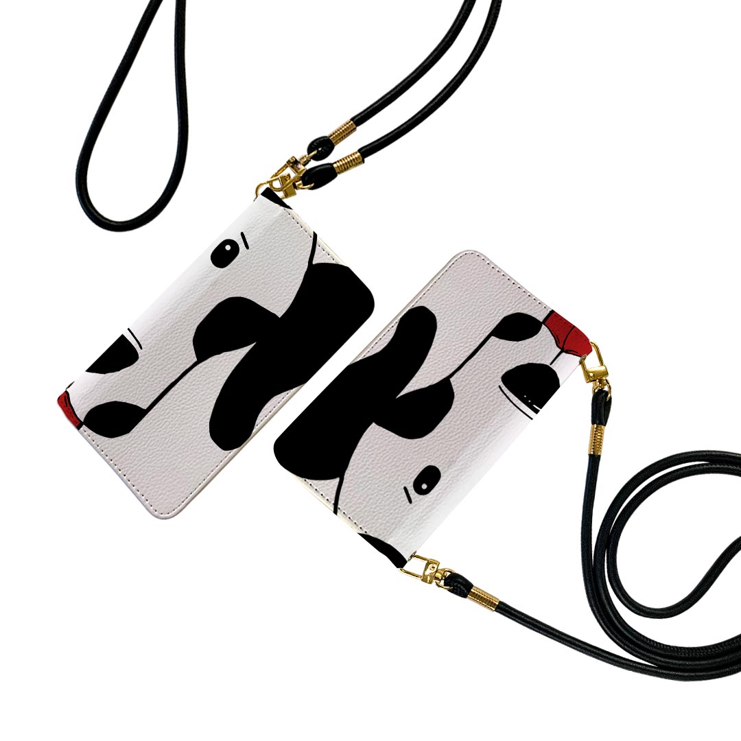 商品特徴・ショルダー付き手帳型スマホケース・シームレスな全面デザイン（内側は落ち着いたオフホワイト）・外側は高品質の人工革を使用・内側にはスマホを装着するケースが付属・機種専用のカメラホール仕様でケースを装着したままの撮影が可能・ワンセグや...