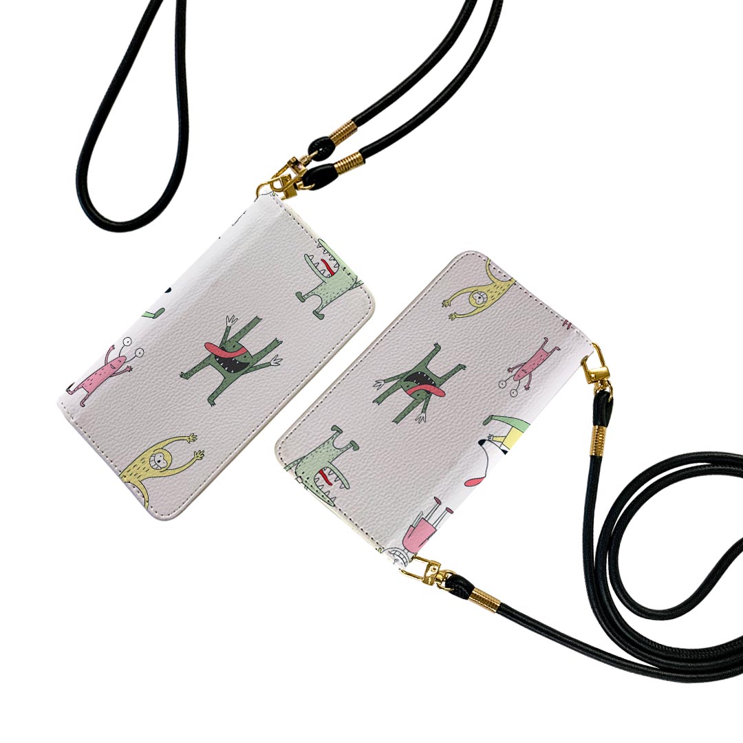 商品特徴・ショルダー付き手帳型スマホケース・シームレスな全面デザイン（内側は落ち着いたオフホワイト）・外側は高品質の人工革を使用・内側にはスマホを装着するケースが付属・機種専用のカメラホール仕様でケースを装着したままの撮影が可能・ワンセグや...