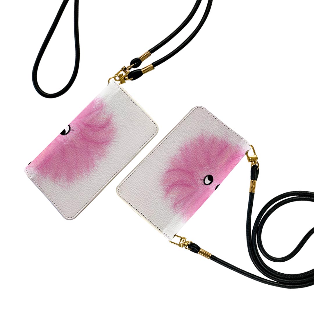 商品特徴・ショルダー付き手帳型スマホケース・シームレスな全面デザイン（内側は落ち着いたオフホワイト）・外側は高品質の人工革を使用・内側にはスマホを装着するケースが付属・機種専用のカメラホール仕様でケースを装着したままの撮影が可能・ワンセグや...