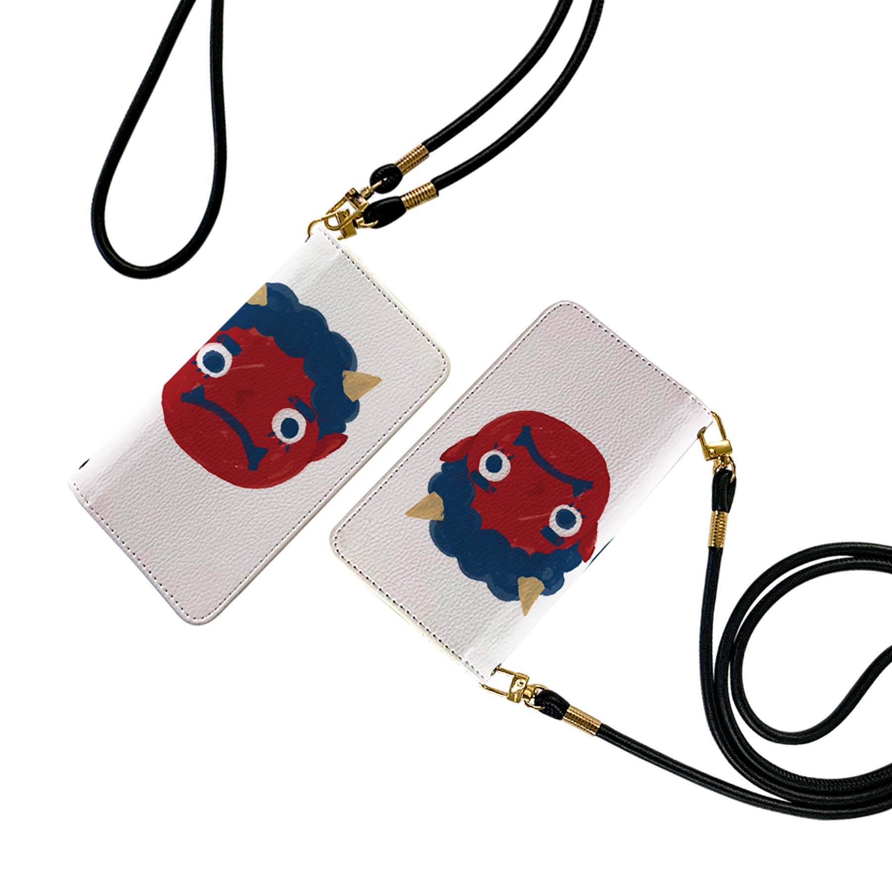 商品特徴・ショルダー付き手帳型スマホケース・シームレスな全面デザイン（内側は落ち着いたオフホワイト）・外側は高品質の人工革を使用・内側にはスマホを装着するケースが付属・機種専用のカメラホール仕様でケースを装着したままの撮影が可能・ワンセグや...