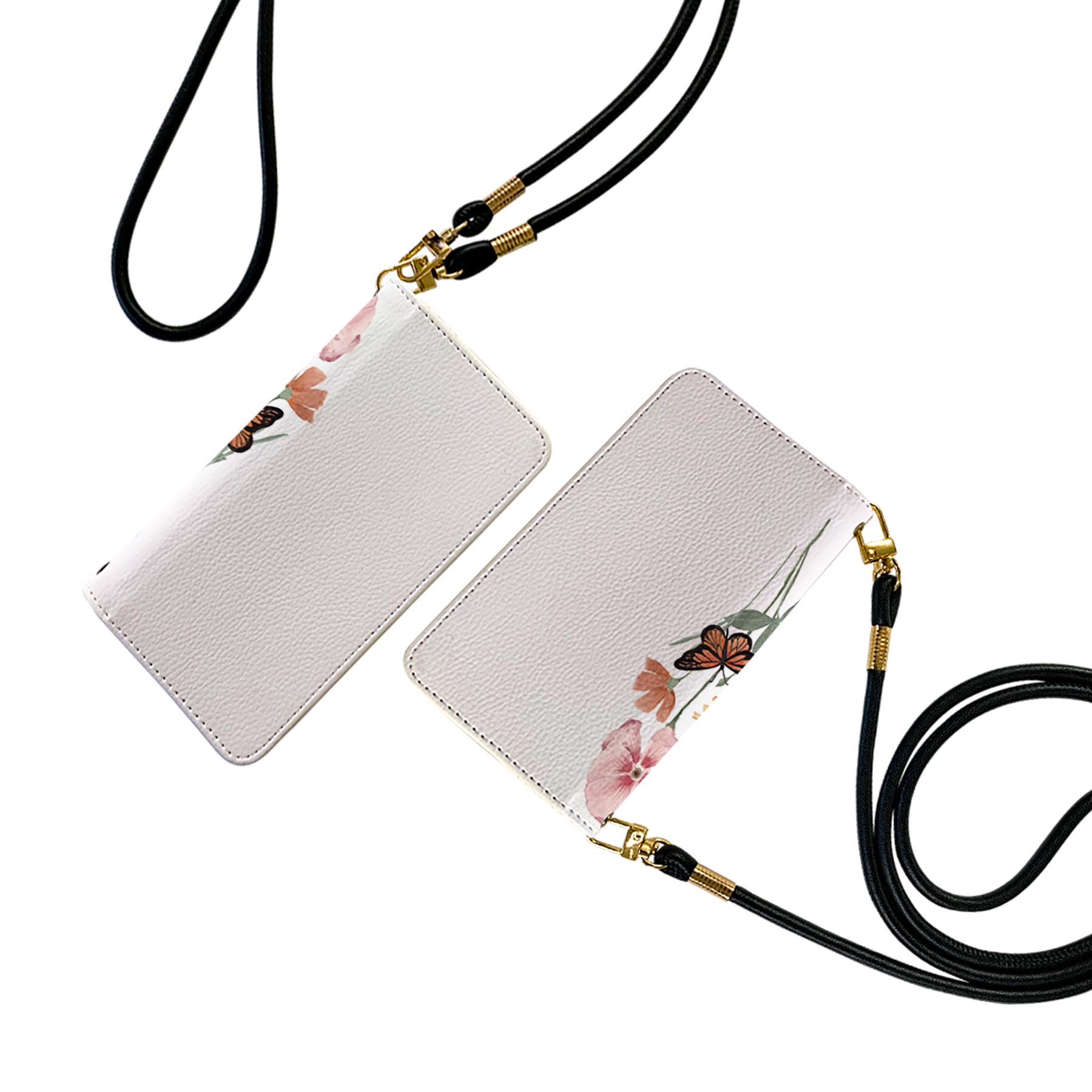 商品特徴・ショルダー付き手帳型スマホケース・シームレスな全面デザイン（内側は落ち着いたオフホワイト）・外側は高品質の人工革を使用・内側にはスマホを装着するケースが付属・機種専用のカメラホール仕様でケースを装着したままの撮影が可能・ワンセグや...