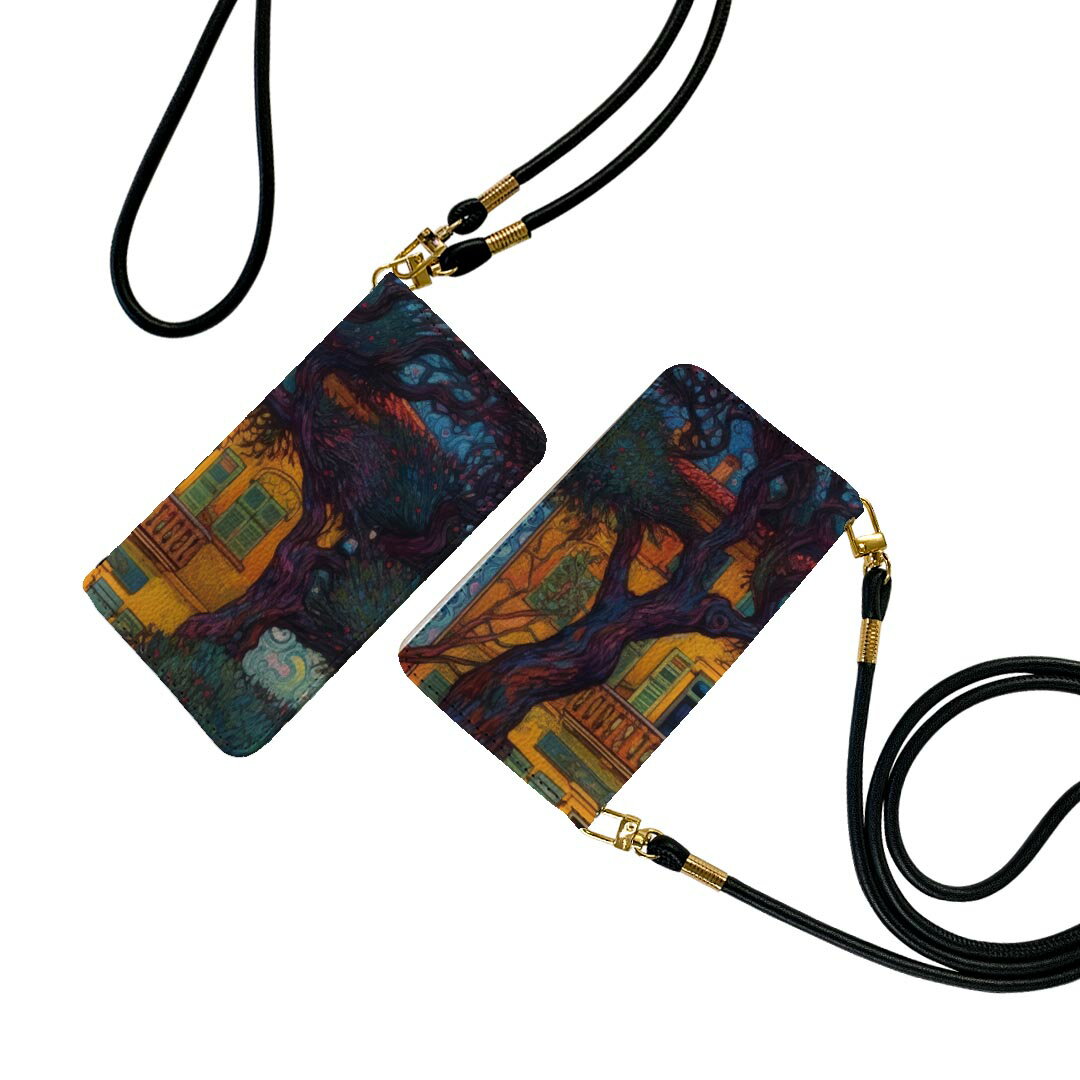 商品特徴・ショルダー付き手帳型スマホケース・シームレスな全面デザイン（内側は落ち着いたオフホワイト）・外側は高品質の人工革を使用・内側にはスマホを装着するケースが付属・機種専用のカメラホール仕様でケースを装着したままの撮影が可能・ワンセグや...