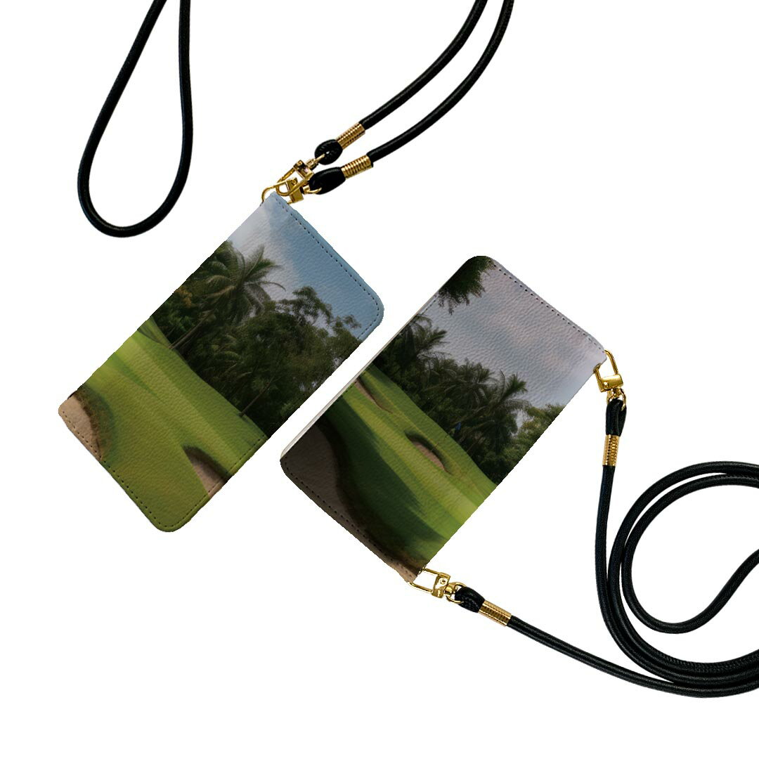 商品特徴・ショルダー付き手帳型スマホケース・シームレスな全面デザイン（内側は落ち着いたオフホワイト）・外側は高品質の人工革を使用・内側にはスマホを装着するケースが付属・機種専用のカメラホール仕様でケースを装着したままの撮影が可能・ワンセグや...