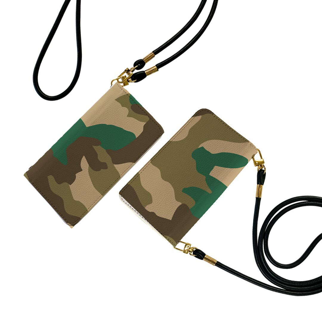 商品特徴・ショルダー付き手帳型スマホケース・シームレスな全面デザイン（内側は落ち着いたオフホワイト）・外側は高品質の人工革を使用・内側にはスマホを装着するケースが付属・機種専用のカメラホール仕様でケースを装着したままの撮影が可能・ワンセグや...