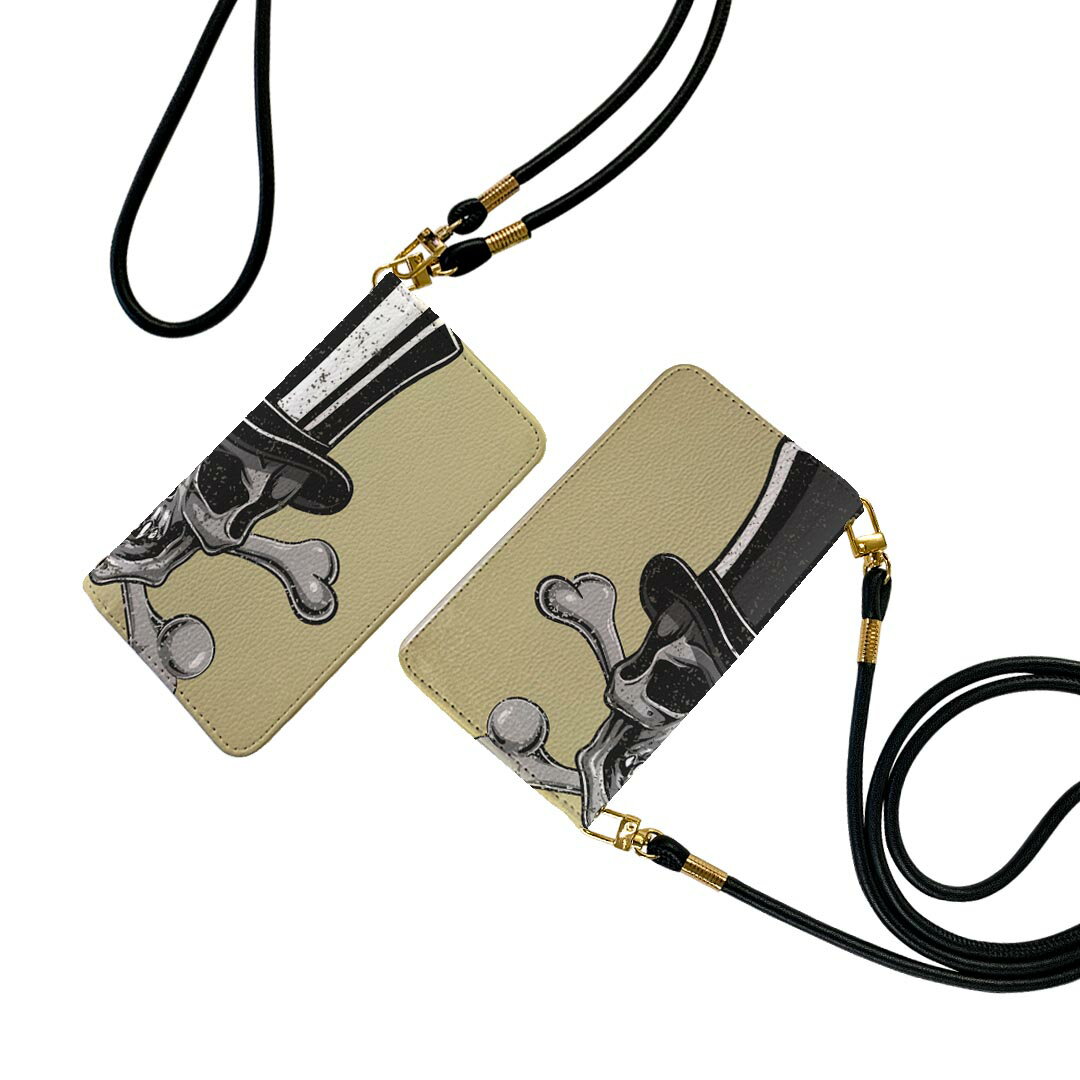 商品特徴・ショルダー付き手帳型スマホケース・シームレスな全面デザイン（内側は落ち着いたオフホワイト）・外側は高品質の人工革を使用・内側にはスマホを装着するケースが付属・機種専用のカメラホール仕様でケースを装着したままの撮影が可能・ワンセグや...