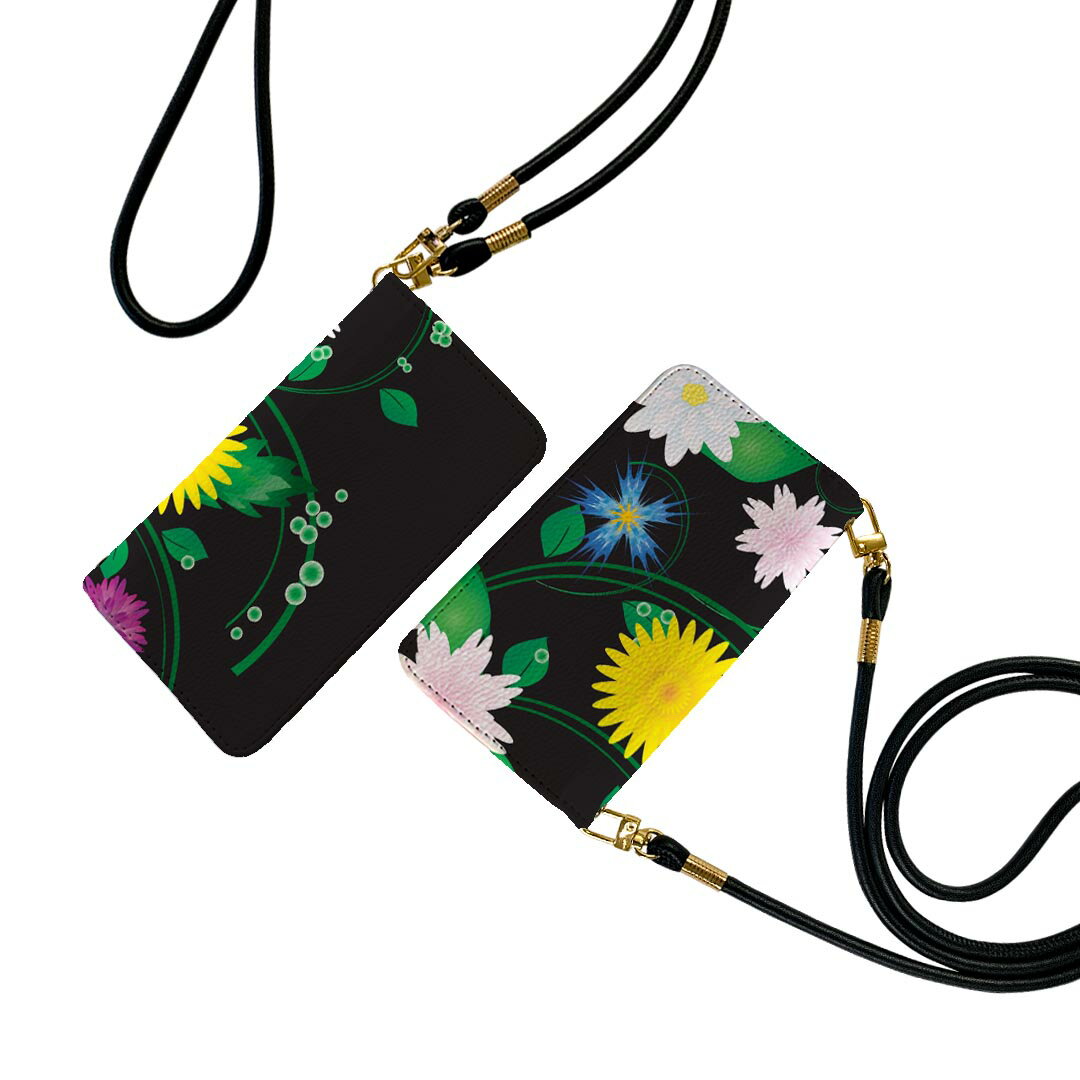 商品特徴・ショルダー付き手帳型スマホケース・シームレスな全面デザイン（内側は落ち着いたオフホワイト）・外側は高品質の人工革を使用・内側にはスマホを装着するケースが付属・機種専用のカメラホール仕様でケースを装着したままの撮影が可能・ワンセグや...