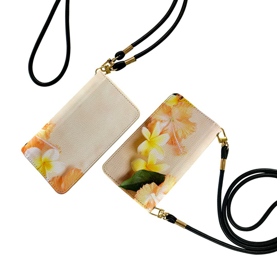 商品特徴・ショルダー付き手帳型スマホケース・シームレスな全面デザイン（内側は落ち着いたオフホワイト）・外側は高品質の人工革を使用・内側にはスマホを装着するケースが付属・機種専用のカメラホール仕様でケースを装着したままの撮影が可能・ワンセグや...