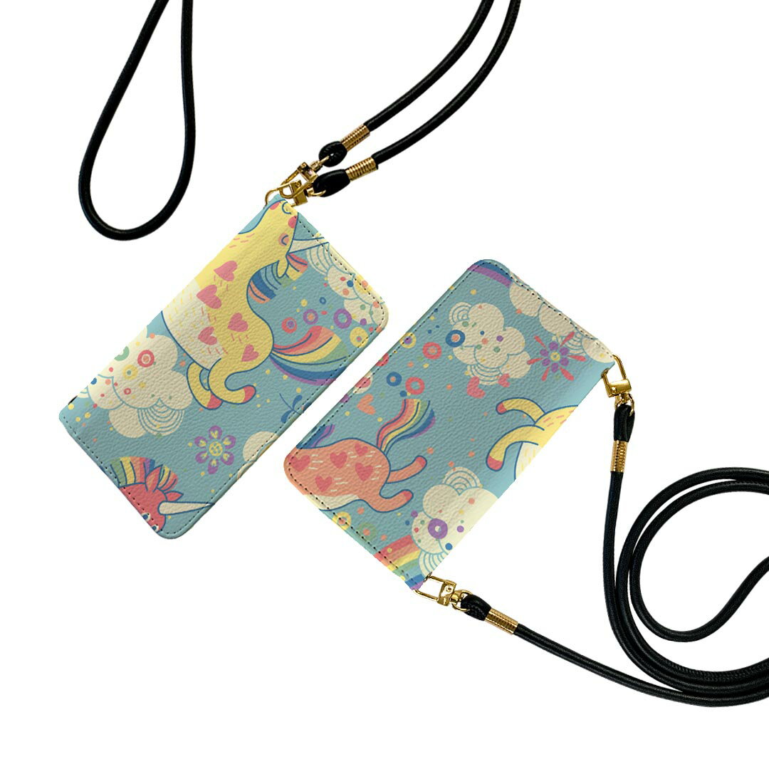 商品特徴・ショルダー付き手帳型スマホケース・シームレスな全面デザイン（内側は落ち着いたオフホワイト）・外側は高品質の人工革を使用・内側にはスマホを装着するケースが付属・機種専用のカメラホール仕様でケースを装着したままの撮影が可能・ワンセグや...