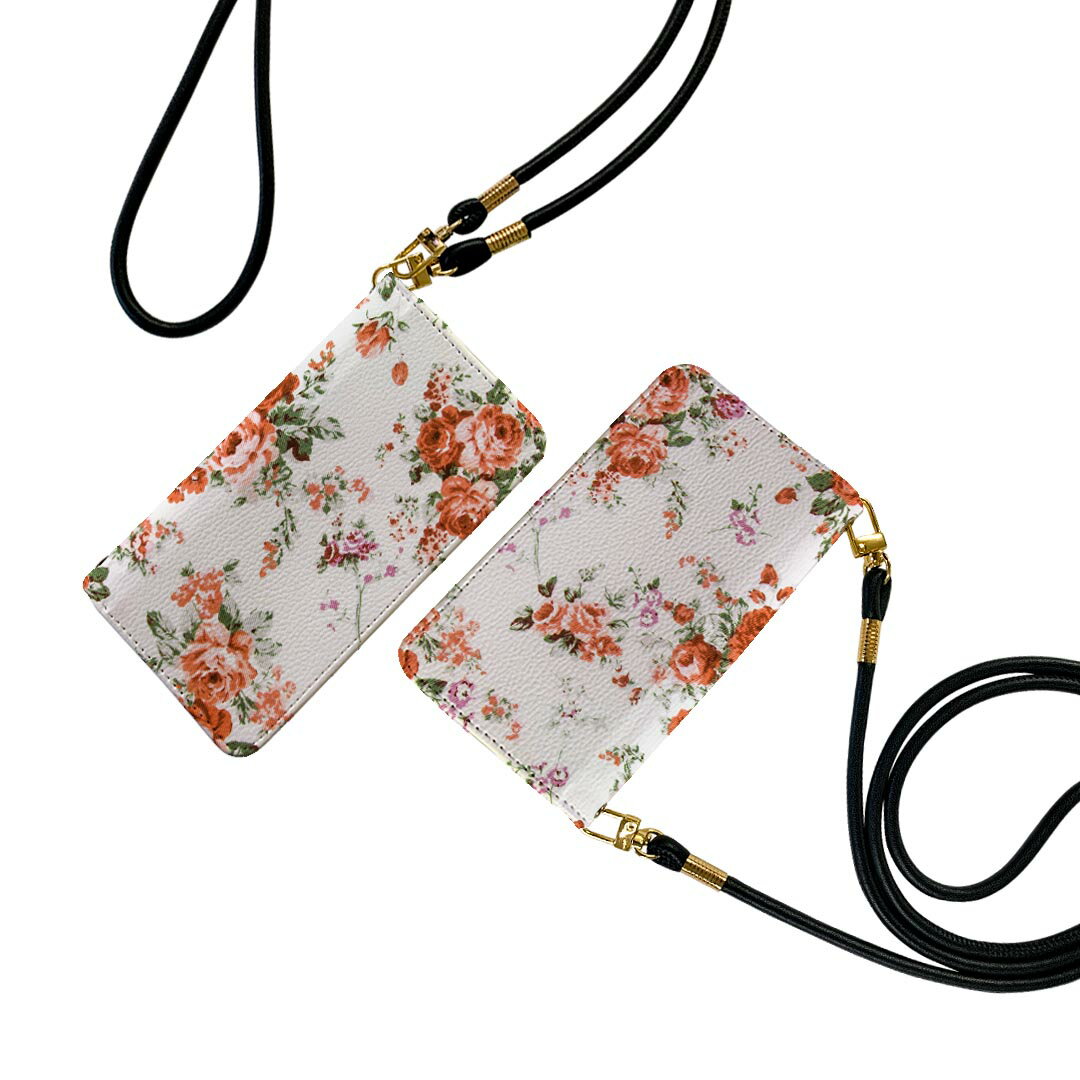 商品特徴・ショルダー付き手帳型スマホケース・シームレスな全面デザイン（内側は落ち着いたオフホワイト）・外側は高品質の人工革を使用・内側にはスマホを装着するケースが付属・機種専用のカメラホール仕様でケースを装着したままの撮影が可能・ワンセグや...