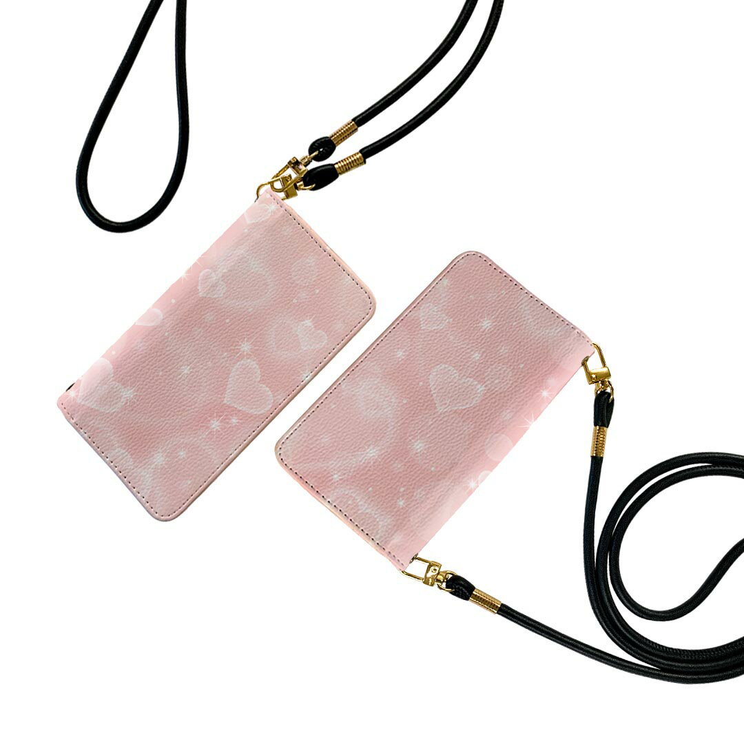 商品特徴・ショルダー付き手帳型スマホケース・シームレスな全面デザイン（内側は落ち着いたオフホワイト）・外側は高品質の人工革を使用・内側にはスマホを装着するケースが付属・機種専用のカメラホール仕様でケースを装着したままの撮影が可能・ワンセグや...