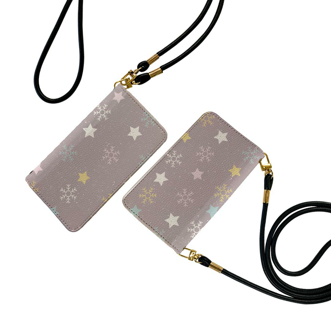 商品特徴・ショルダー付き手帳型スマホケース・シームレスな全面デザイン（内側は落ち着いたオフホワイト）・外側は高品質の人工革を使用・内側にはスマホを装着するケースが付属・機種専用のカメラホール仕様でケースを装着したままの撮影が可能・ワンセグや...