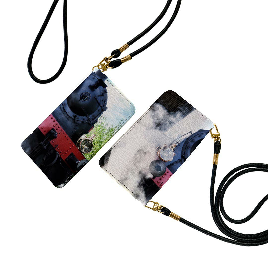 商品特徴・ショルダー付き手帳型スマホケース・シームレスな全面デザイン（内側は落ち着いたオフホワイト）・外側は高品質の人工革を使用・内側にはスマホを装着するケースが付属・機種専用のカメラホール仕様でケースを装着したままの撮影が可能・ワンセグや...