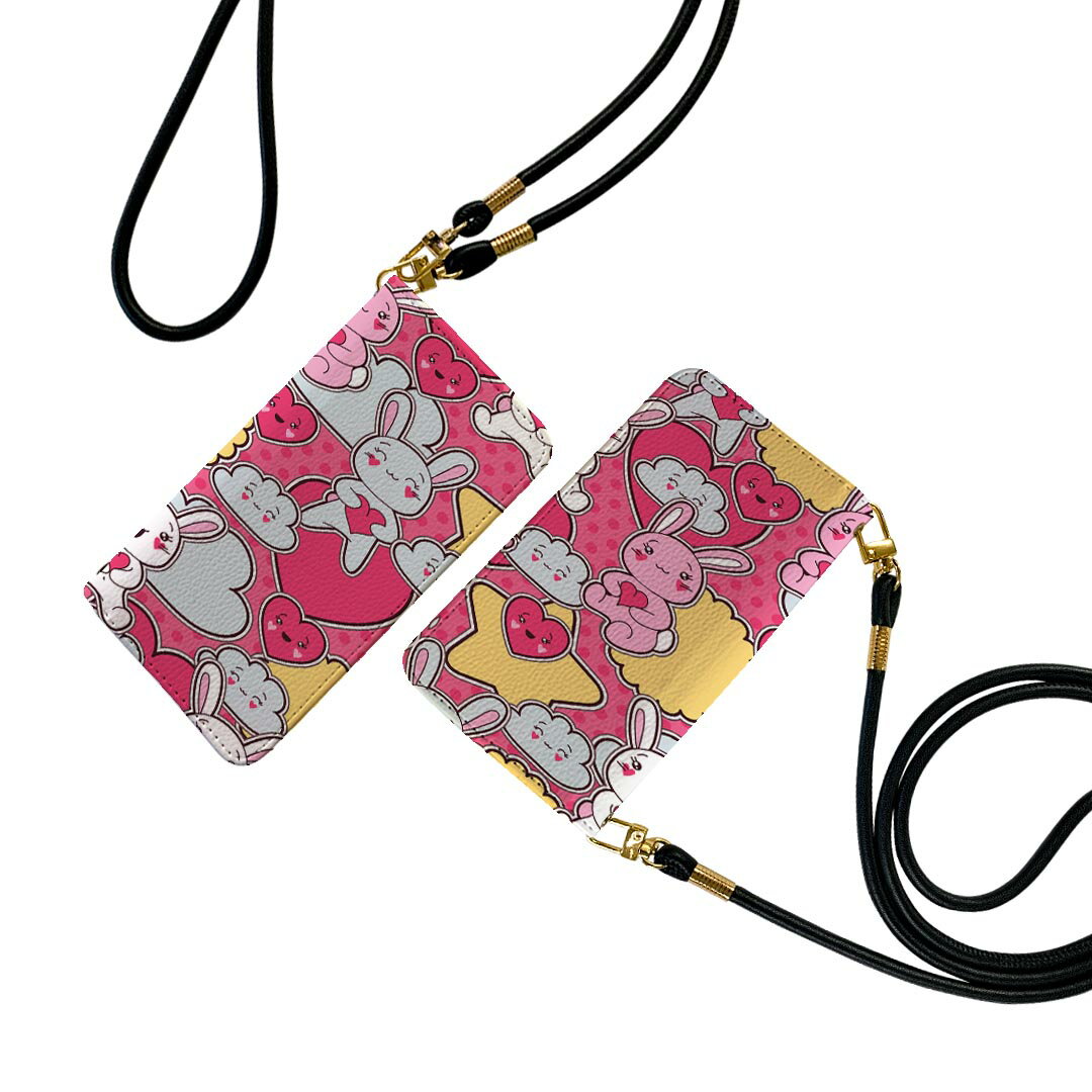 商品特徴・ショルダー付き手帳型スマホケース・シームレスな全面デザイン（内側は落ち着いたオフホワイト）・外側は高品質の人工革を使用・内側にはスマホを装着するケースが付属・機種専用のカメラホール仕様でケースを装着したままの撮影が可能・ワンセグや...