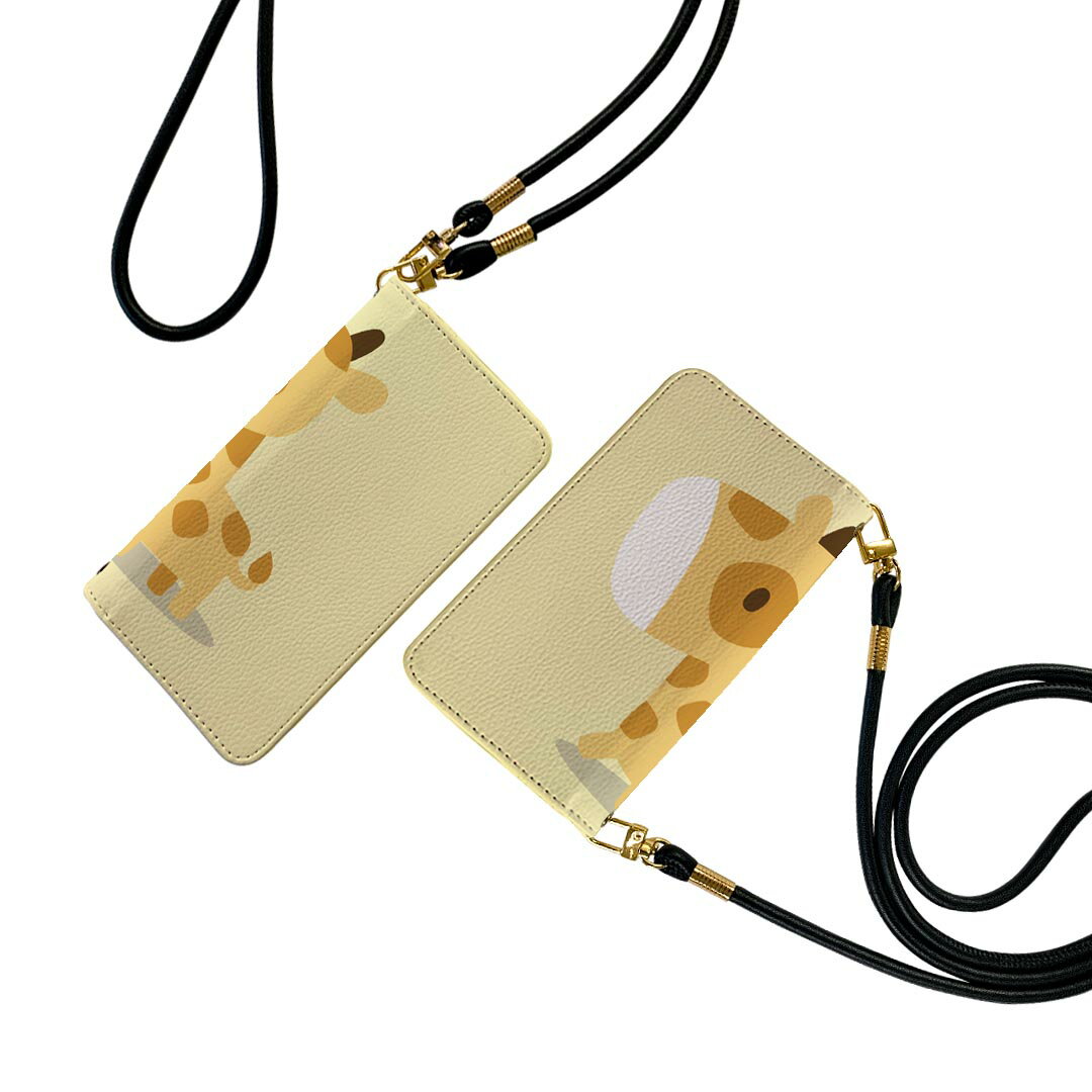 商品特徴・ショルダー付き手帳型スマホケース・シームレスな全面デザイン（内側は落ち着いたオフホワイト）・外側は高品質の人工革を使用・内側にはスマホを装着するケースが付属・機種専用のカメラホール仕様でケースを装着したままの撮影が可能・ワンセグや...