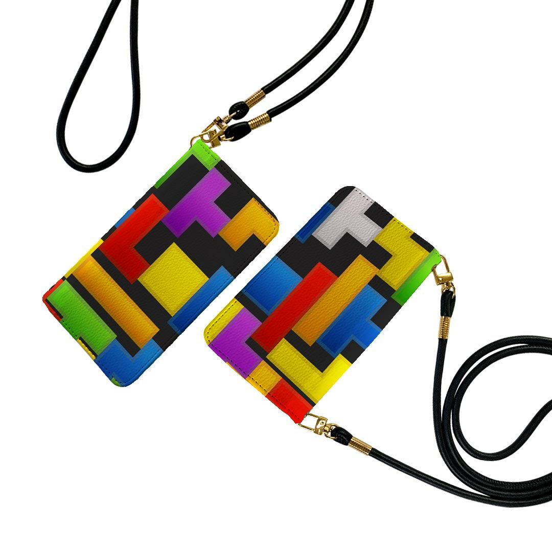 商品特徴・ショルダー付き手帳型スマホケース・シームレスな全面デザイン（内側は落ち着いたオフホワイト）・外側は高品質の人工革を使用・内側にはスマホを装着するケースが付属・機種専用のカメラホール仕様でケースを装着したままの撮影が可能・ワンセグや...