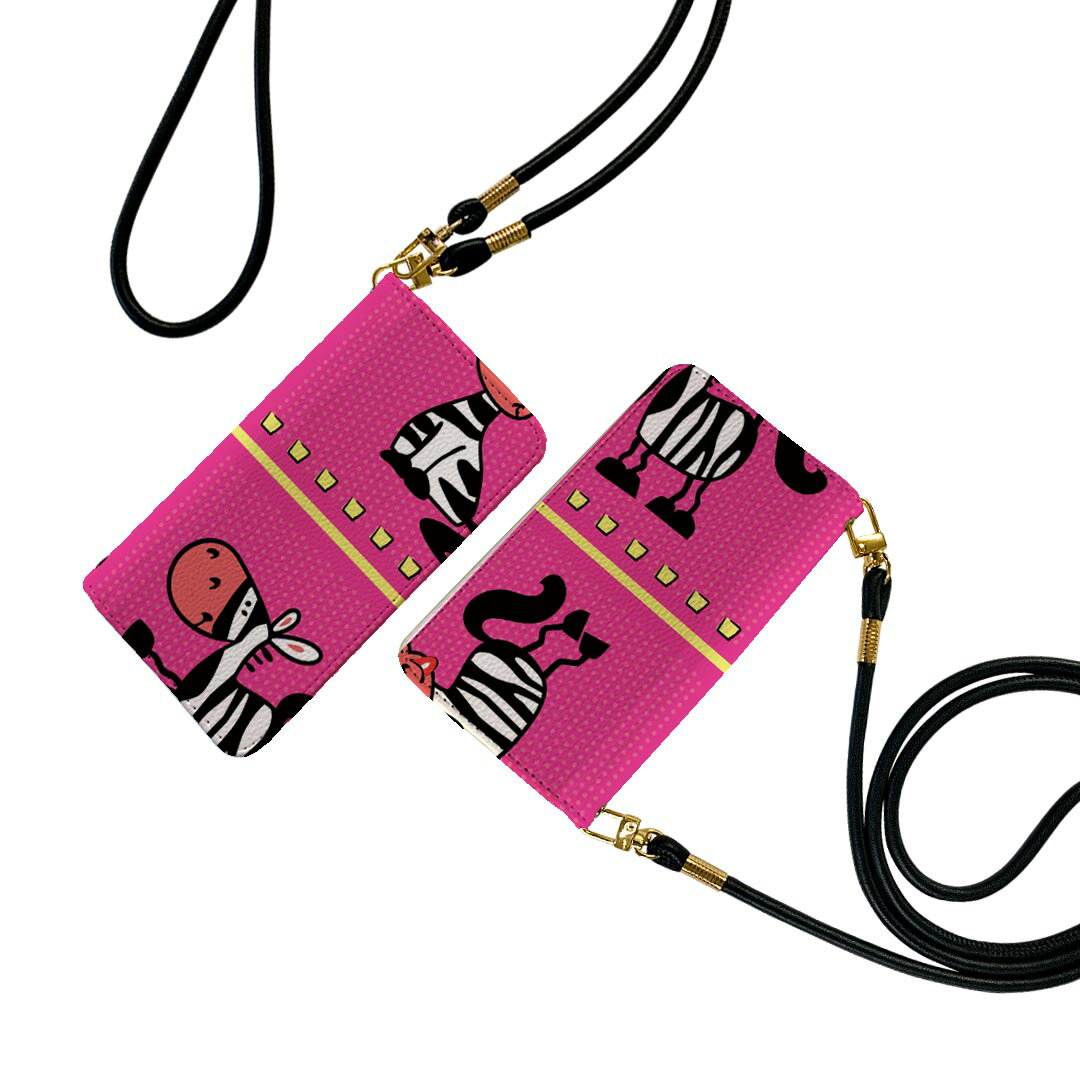 商品特徴・ショルダー付き手帳型スマホケース・シームレスな全面デザイン（内側は落ち着いたオフホワイト）・外側は高品質の人工革を使用・内側にはスマホを装着するケースが付属・機種専用のカメラホール仕様でケースを装着したままの撮影が可能・ワンセグや...