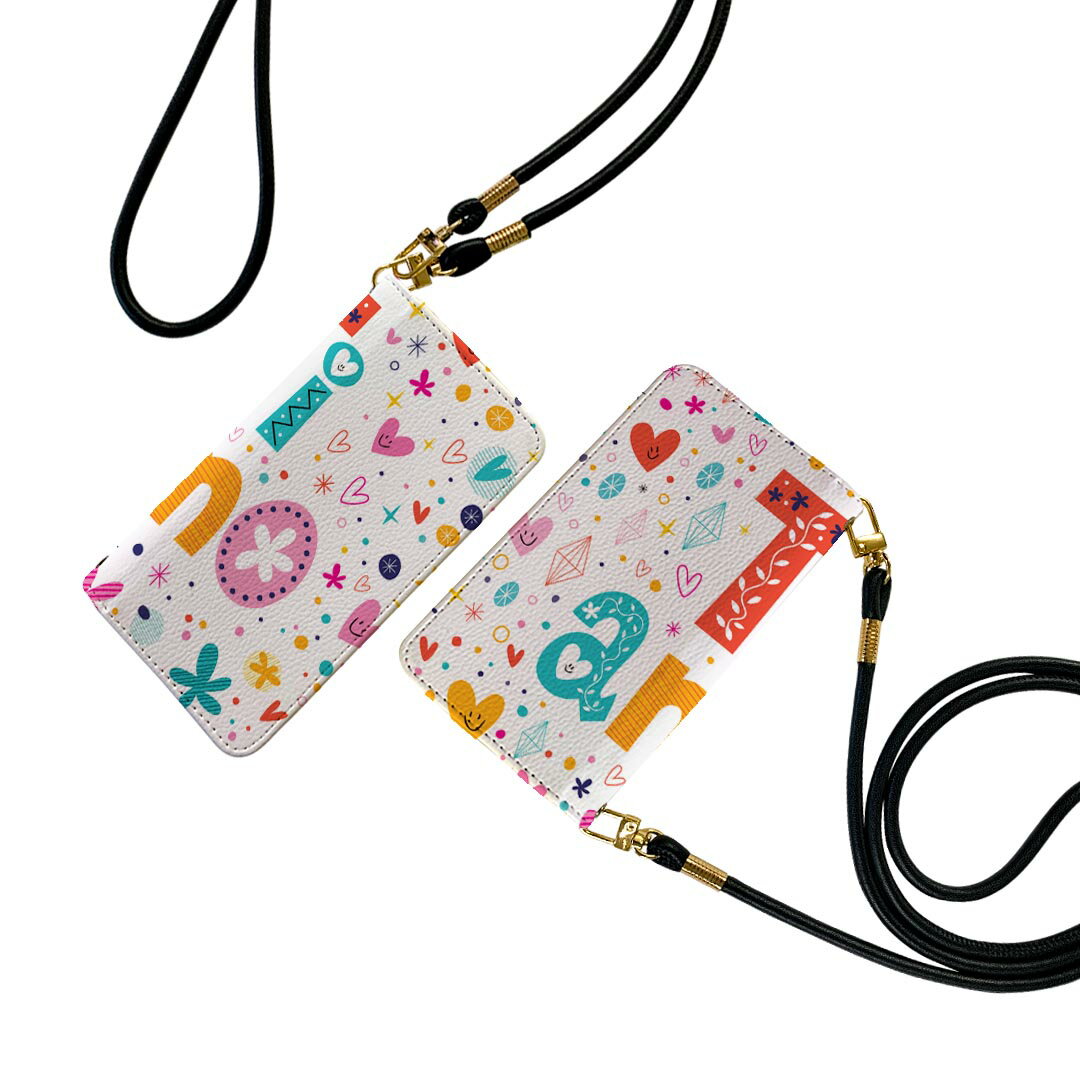 商品特徴・ショルダー付き手帳型スマホケース・シームレスな全面デザイン（内側は落ち着いたオフホワイト）・外側は高品質の人工革を使用・内側にはスマホを装着するケースが付属・機種専用のカメラホール仕様でケースを装着したままの撮影が可能・ワンセグや...