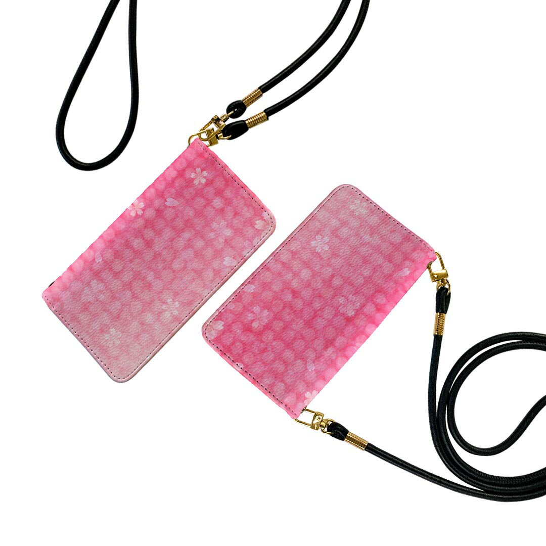 商品特徴・ショルダー付き手帳型スマホケース・シームレスな全面デザイン（内側は落ち着いたオフホワイト）・外側は高品質の人工革を使用・内側にはスマホを装着するケースが付属・機種専用のカメラホール仕様でケースを装着したままの撮影が可能・ワンセグや...