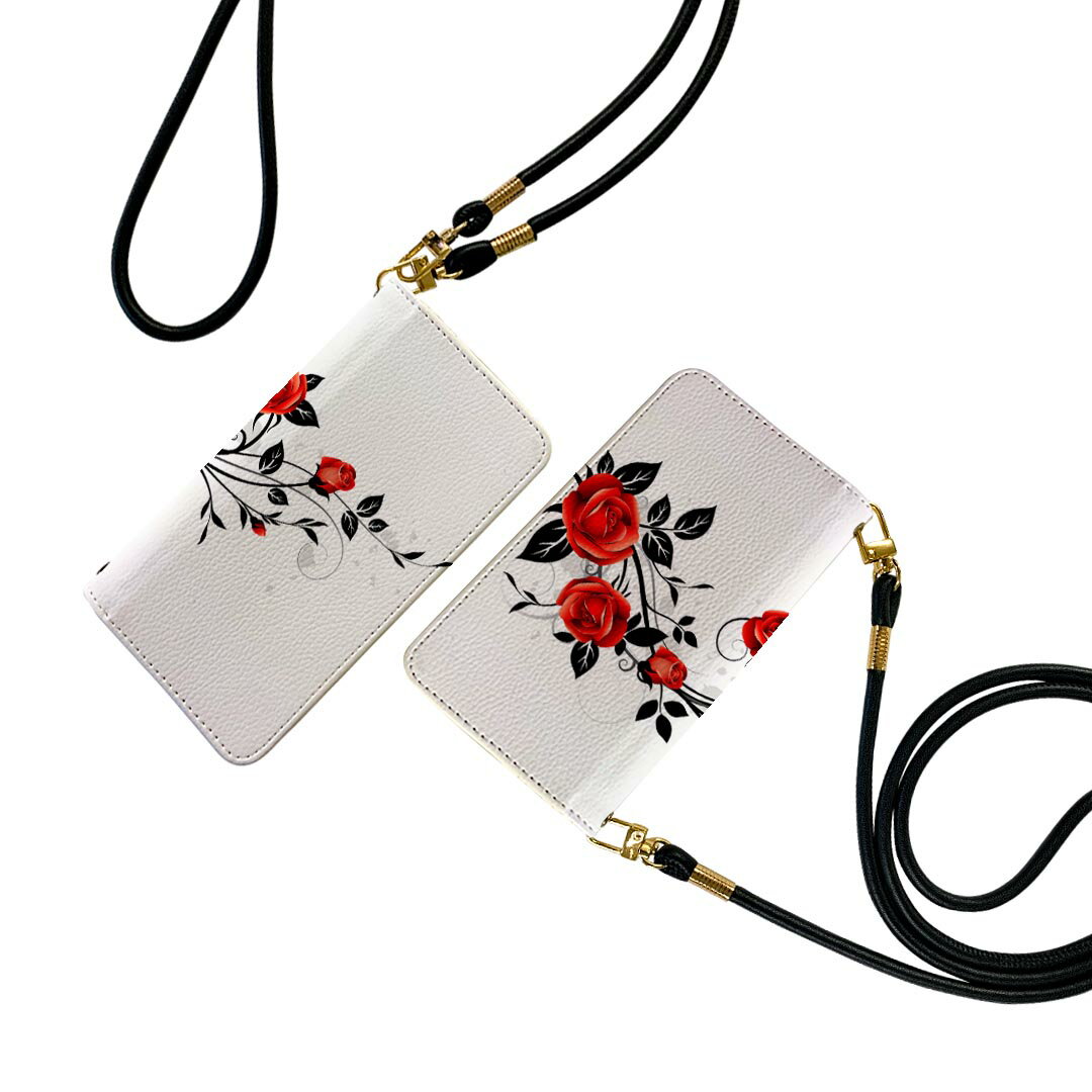 商品特徴・ショルダー付き手帳型スマホケース・シームレスな全面デザイン（内側は落ち着いたオフホワイト）・外側は高品質の人工革を使用・内側にはスマホを装着するケースが付属・機種専用のカメラホール仕様でケースを装着したままの撮影が可能・ワンセグや...