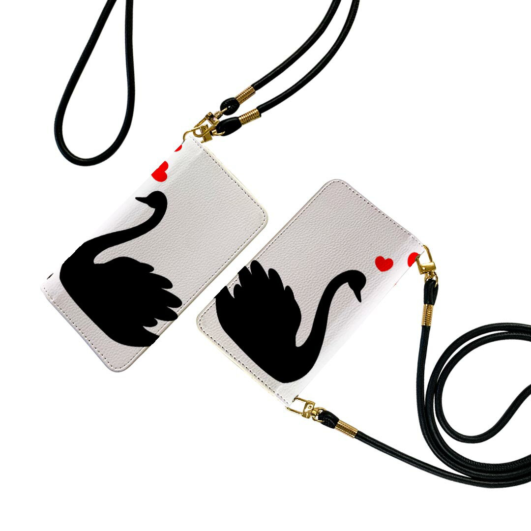 商品特徴・ショルダー付き手帳型スマホケース・シームレスな全面デザイン（内側は落ち着いたオフホワイト）・外側は高品質の人工革を使用・内側にはスマホを装着するケースが付属・機種専用のカメラホール仕様でケースを装着したままの撮影が可能・ワンセグや...