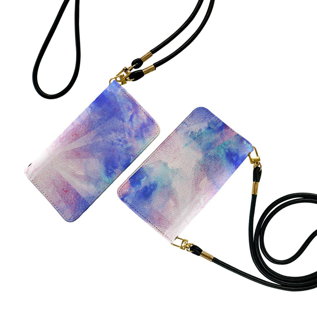 商品特徴・ショルダー付き手帳型スマホケース・シームレスな全面デザイン（内側は落ち着いたオフホワイト）・外側は高品質の人工革を使用・内側にはスマホを装着するケースが付属・機種専用のカメラホール仕様でケースを装着したままの撮影が可能・ワンセグや...