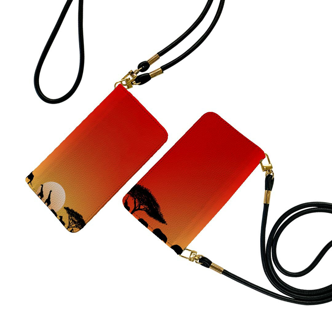 商品特徴・ショルダー付き手帳型スマホケース・シームレスな全面デザイン（内側は落ち着いたオフホワイト）・外側は高品質の人工革を使用・内側にはスマホを装着するケースが付属・機種専用のカメラホール仕様でケースを装着したままの撮影が可能・ワンセグや...