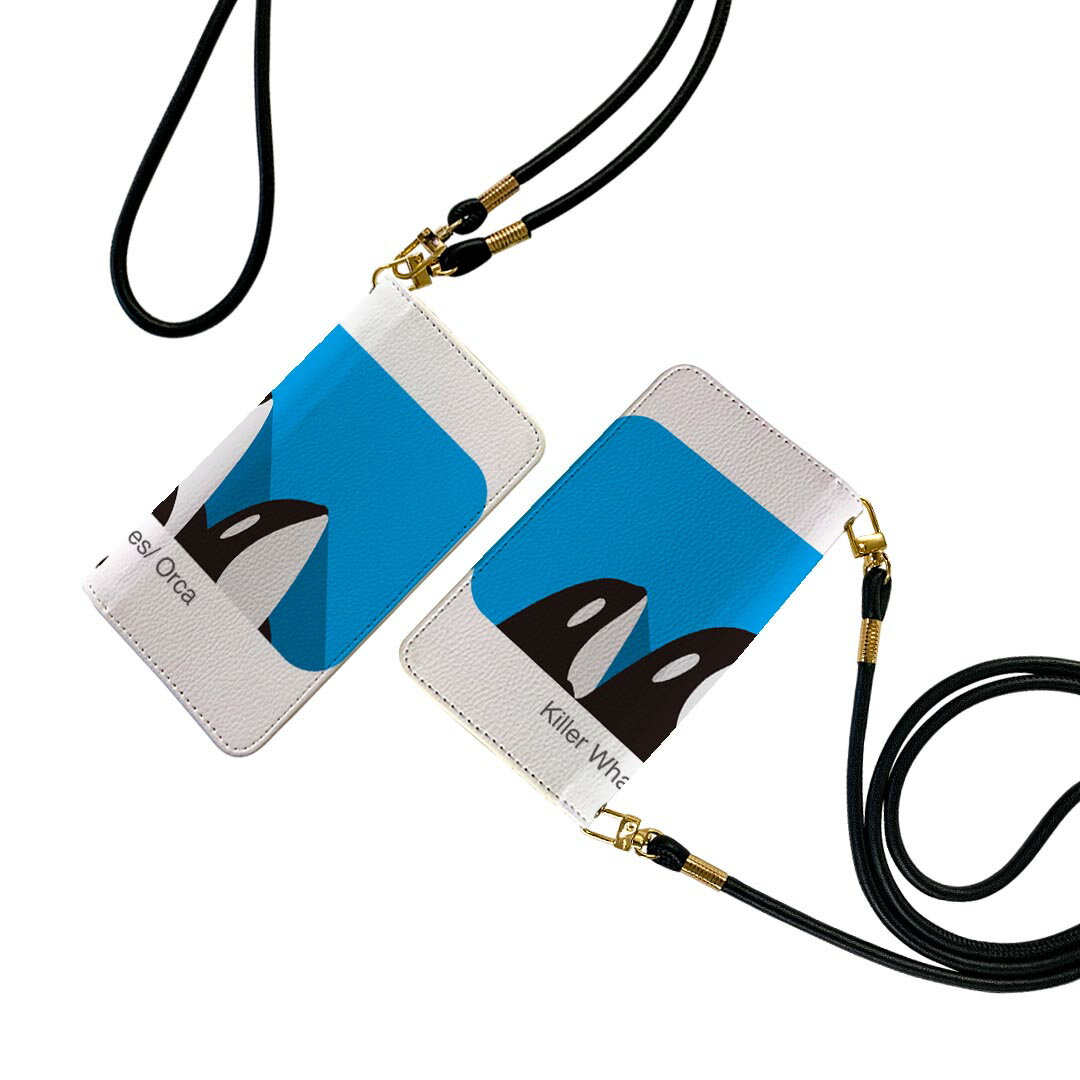 商品特徴・ショルダー付き手帳型スマホケース・シームレスな全面デザイン（内側は落ち着いたオフホワイト）・外側は高品質の人工革を使用・内側にはスマホを装着するケースが付属・機種専用のカメラホール仕様でケースを装着したままの撮影が可能・ワンセグや...