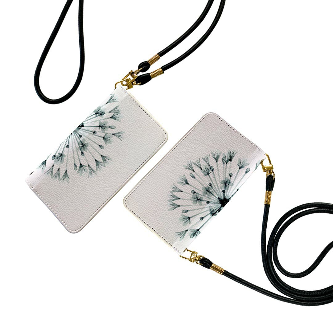 商品特徴・ショルダー付き手帳型スマホケース・シームレスな全面デザイン（内側は落ち着いたオフホワイト）・外側は高品質の人工革を使用・内側にはスマホを装着するケースが付属・機種専用のカメラホール仕様でケースを装着したままの撮影が可能・ワンセグや...