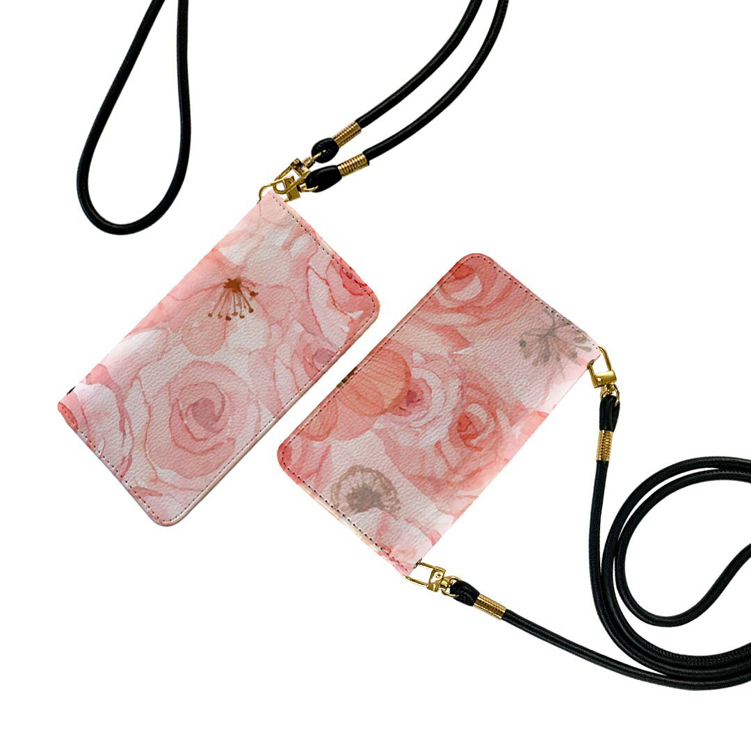 商品特徴・ショルダー付き手帳型スマホケース・シームレスな全面デザイン（内側は落ち着いたオフホワイト）・外側は高品質の人工革を使用・内側にはスマホを装着するケースが付属・機種専用のカメラホール仕様でケースを装着したままの撮影が可能・ワンセグや...