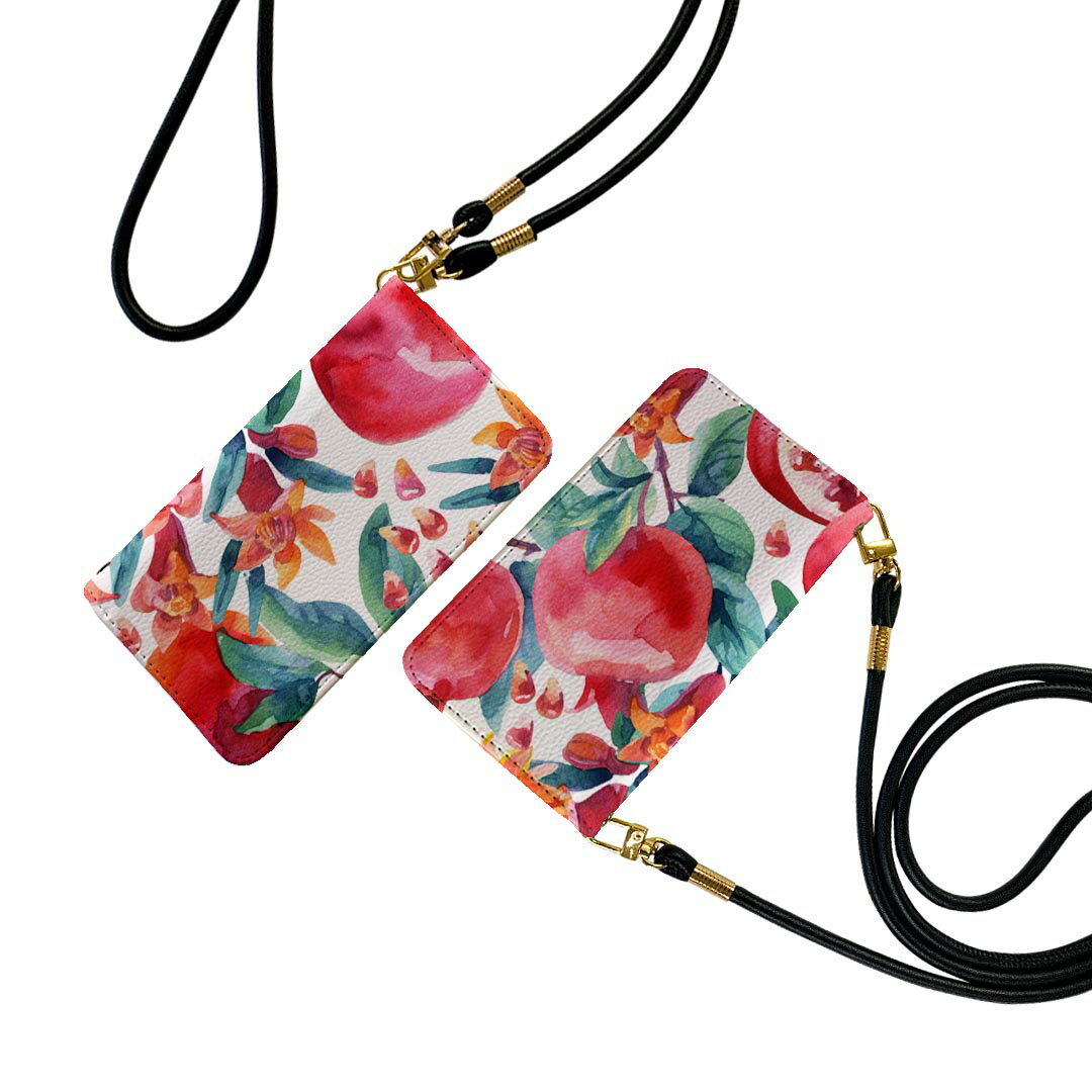 商品特徴・ショルダー付き手帳型スマホケース・シームレスな全面デザイン（内側は落ち着いたオフホワイト）・外側は高品質の人工革を使用・内側にはスマホを装着するケースが付属・機種専用のカメラホール仕様でケースを装着したままの撮影が可能・ワンセグや...