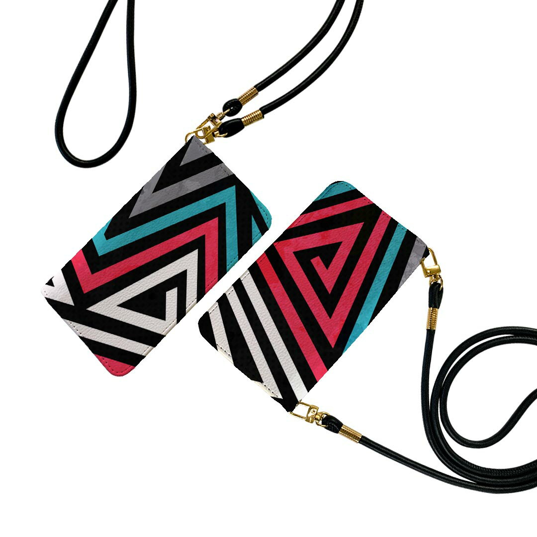 商品特徴・ショルダー付き手帳型スマホケース・シームレスな全面デザイン（内側は落ち着いたオフホワイト）・外側は高品質の人工革を使用・内側にはスマホを装着するケースが付属・機種専用のカメラホール仕様でケースを装着したままの撮影が可能・ワンセグや...