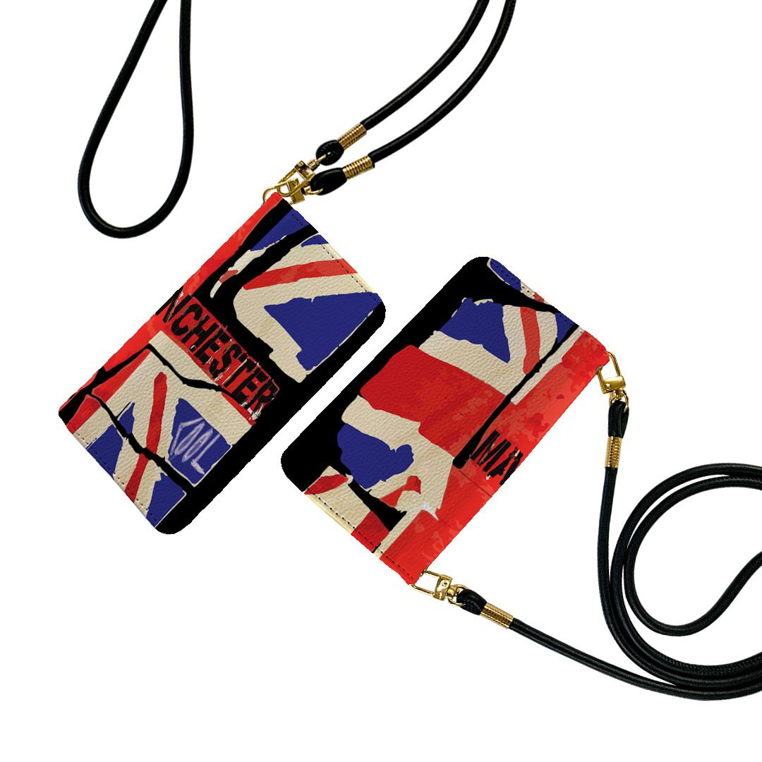 商品特徴・ショルダー付き手帳型スマホケース・シームレスな全面デザイン（内側は落ち着いたオフホワイト）・外側は高品質の人工革を使用・内側にはスマホを装着するケースが付属・機種専用のカメラホール仕様でケースを装着したままの撮影が可能・ワンセグや...