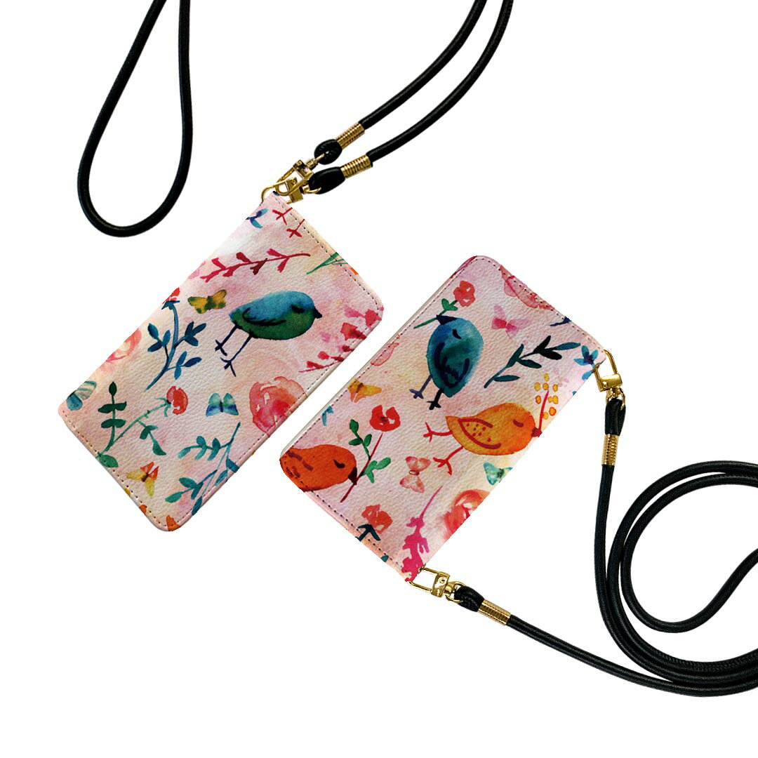 商品特徴・ショルダー付き手帳型スマホケース・シームレスな全面デザイン（内側は落ち着いたオフホワイト）・外側は高品質の人工革を使用・内側にはスマホを装着するケースが付属・機種専用のカメラホール仕様でケースを装着したままの撮影が可能・ワンセグや...