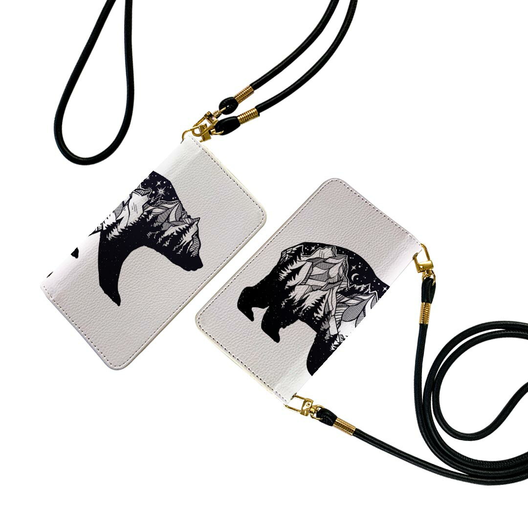 商品特徴・ショルダー付き手帳型スマホケース・シームレスな全面デザイン（内側は落ち着いたオフホワイト）・外側は高品質の人工革を使用・内側にはスマホを装着するケースが付属・機種専用のカメラホール仕様でケースを装着したままの撮影が可能・ワンセグや...