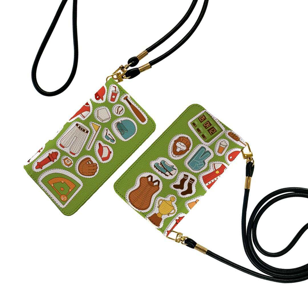 商品特徴・ショルダー付き手帳型スマホケース・シームレスな全面デザイン（内側は落ち着いたオフホワイト）・外側は高品質の人工革を使用・内側にはスマホを装着するケースが付属・機種専用のカメラホール仕様でケースを装着したままの撮影が可能・ワンセグや...