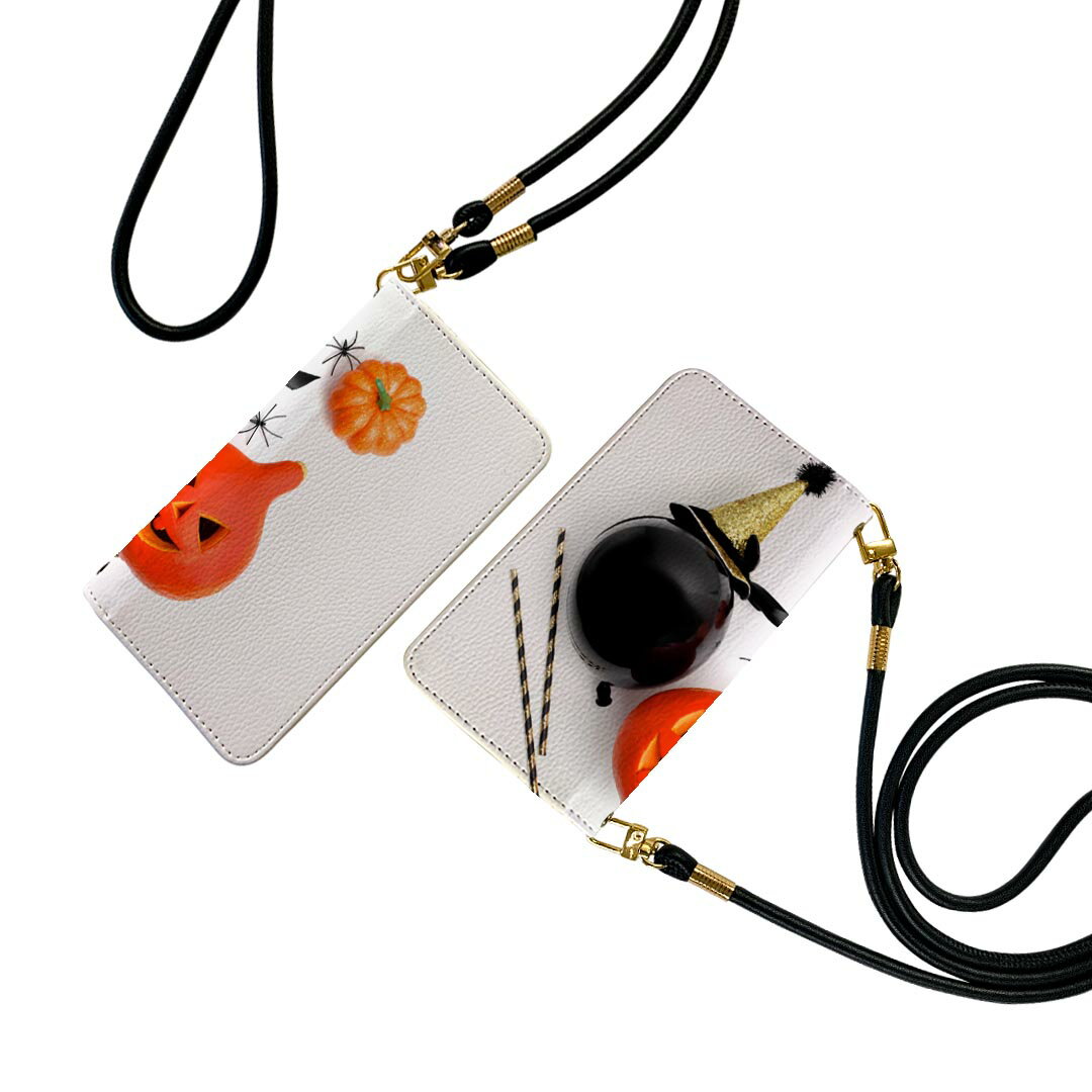 商品特徴・ショルダー付き手帳型スマホケース・シームレスな全面デザイン（内側は落ち着いたオフホワイト）・外側は高品質の人工革を使用・内側にはスマホを装着するケースが付属・機種専用のカメラホール仕様でケースを装着したままの撮影が可能・ワンセグや...