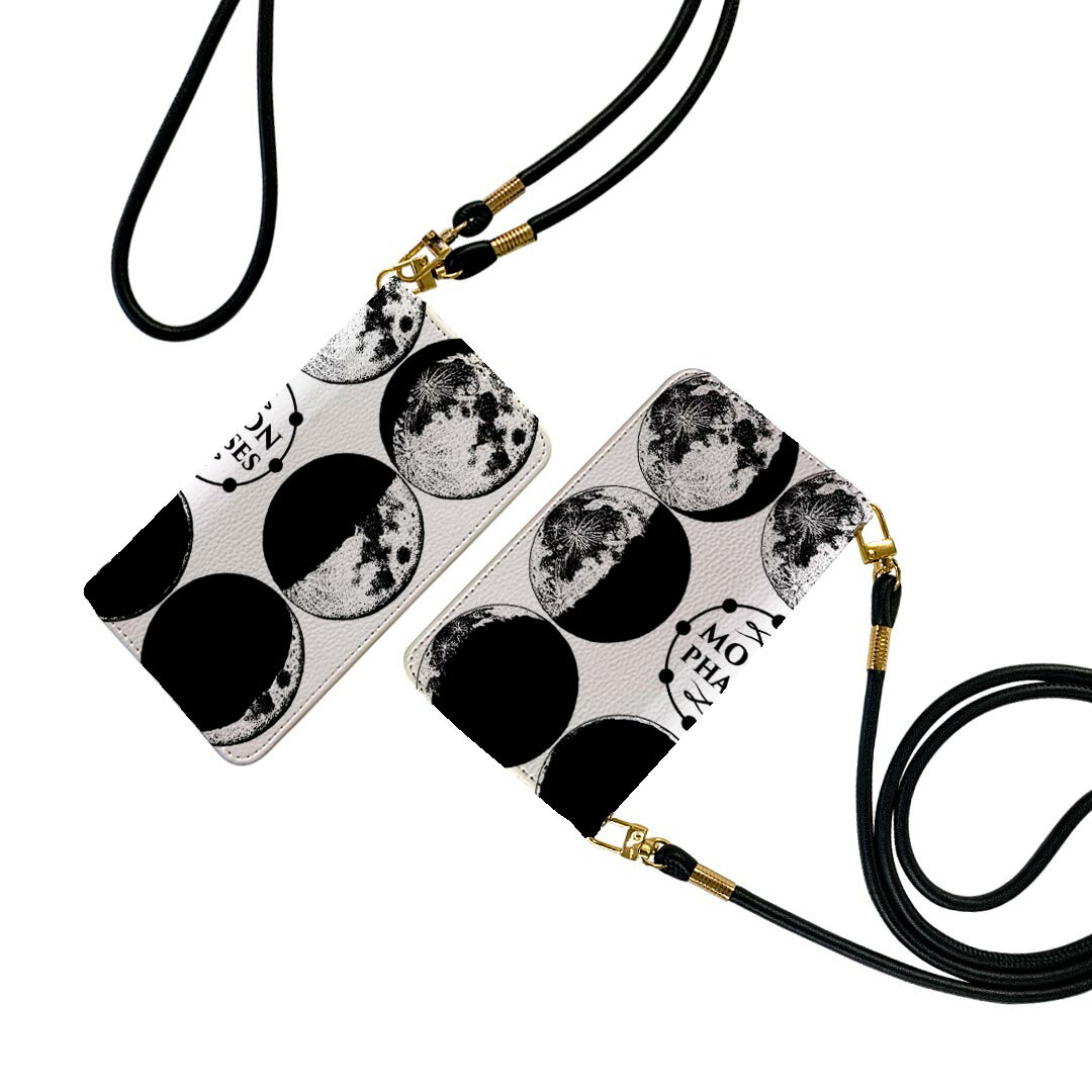 商品特徴・ショルダー付き手帳型スマホケース・シームレスな全面デザイン（内側は落ち着いたオフホワイト）・外側は高品質の人工革を使用・内側にはスマホを装着するケースが付属・機種専用のカメラホール仕様でケースを装着したままの撮影が可能・ワンセグや...