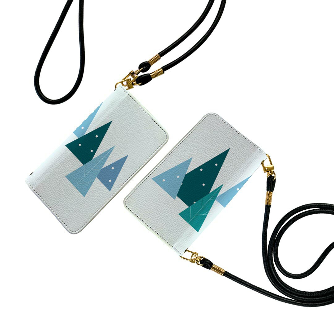 商品特徴・ショルダー付き手帳型スマホケース・シームレスな全面デザイン（内側は落ち着いたオフホワイト）・外側は高品質の人工革を使用・内側にはスマホを装着するケースが付属・機種専用のカメラホール仕様でケースを装着したままの撮影が可能・ワンセグや...