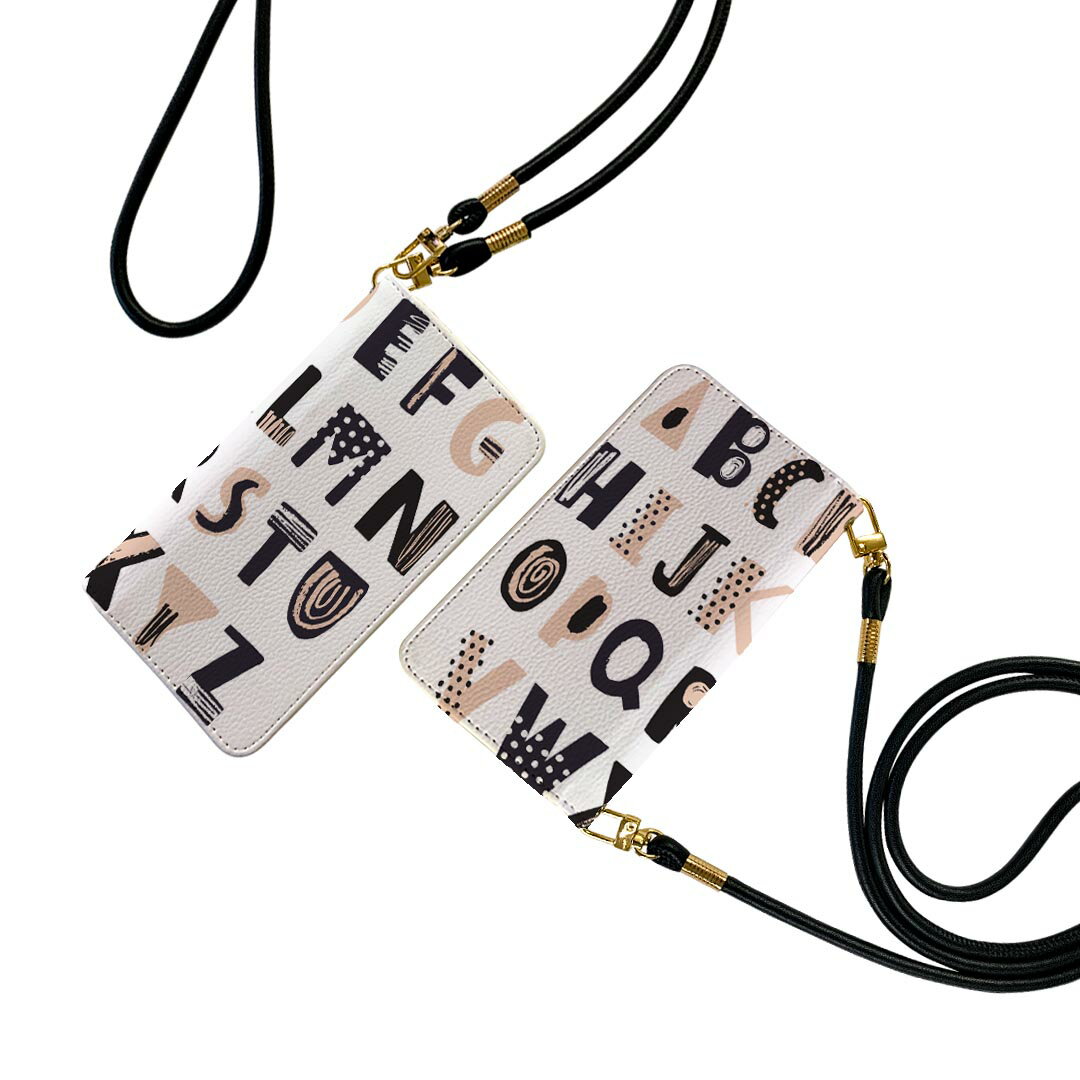 商品特徴・ショルダー付き手帳型スマホケース・シームレスな全面デザイン（内側は落ち着いたオフホワイト）・外側は高品質の人工革を使用・内側にはスマホを装着するケースが付属・機種専用のカメラホール仕様でケースを装着したままの撮影が可能・ワンセグや...