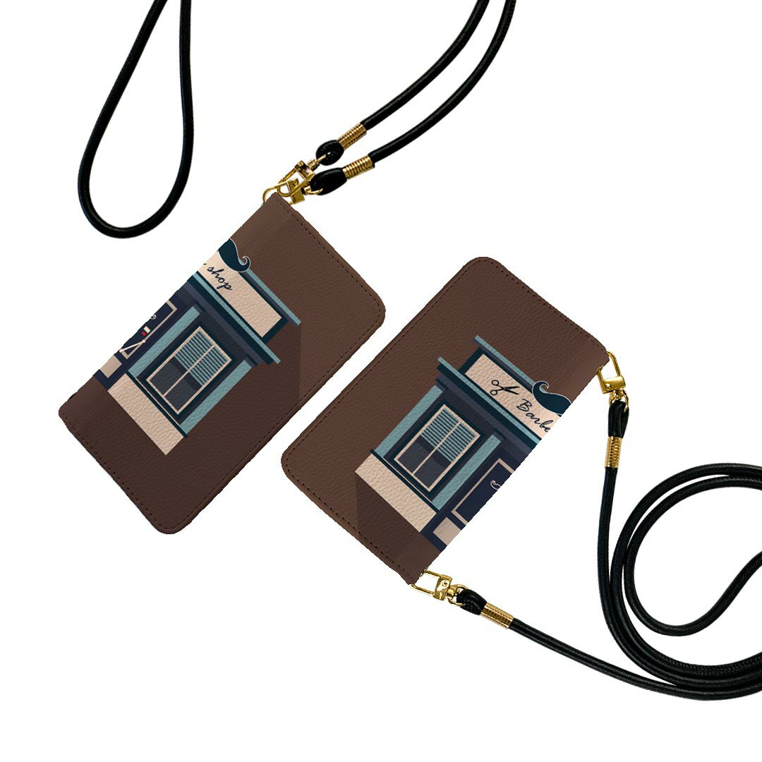 商品特徴・ショルダー付き手帳型スマホケース・シームレスな全面デザイン（内側は落ち着いたオフホワイト）・外側は高品質の人工革を使用・内側にはスマホを装着するケースが付属・機種専用のカメラホール仕様でケースを装着したままの撮影が可能・ワンセグや...