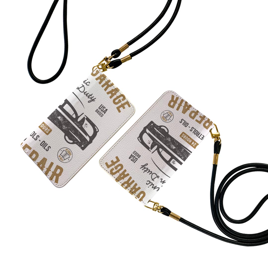 商品特徴・ショルダー付き手帳型スマホケース・シームレスな全面デザイン（内側は落ち着いたオフホワイト）・外側は高品質の人工革を使用・内側にはスマホを装着するケースが付属・機種専用のカメラホール仕様でケースを装着したままの撮影が可能・ワンセグや...