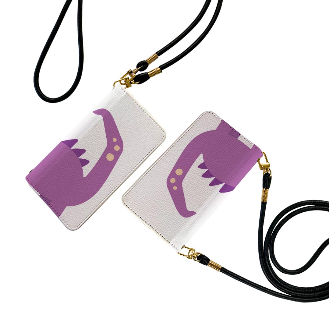 商品特徴・ショルダー付き手帳型スマホケース・シームレスな全面デザイン（内側は落ち着いたオフホワイト）・外側は高品質の人工革を使用・内側にはスマホを装着するケースが付属・機種専用のカメラホール仕様でケースを装着したままの撮影が可能・ワンセグや...