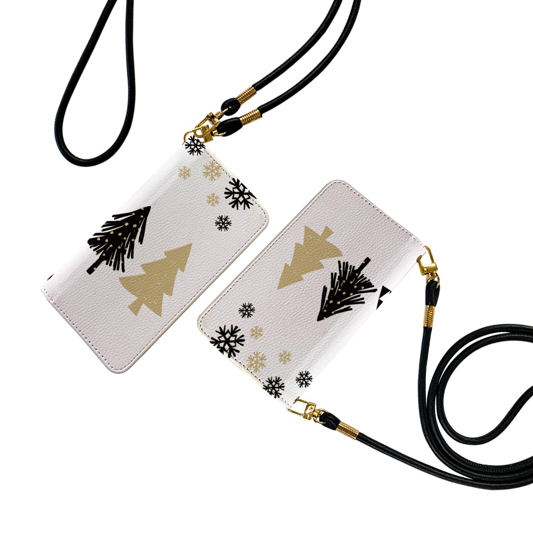 商品特徴・ショルダー付き手帳型スマホケース・シームレスな全面デザイン（内側は落ち着いたオフホワイト）・外側は高品質の人工革を使用・内側にはスマホを装着するケースが付属・機種専用のカメラホール仕様でケースを装着したままの撮影が可能・ワンセグや...