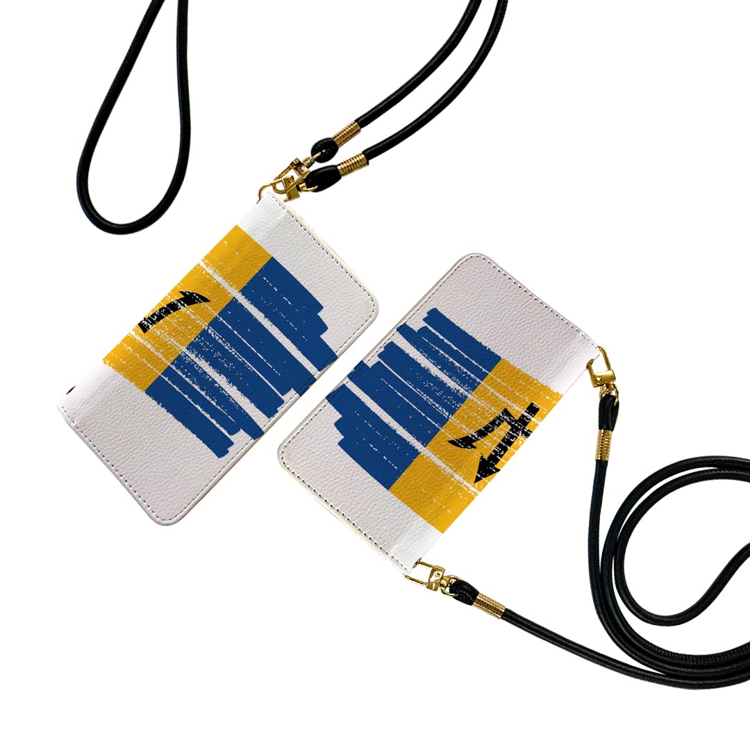 商品特徴・ショルダー付き手帳型スマホケース・シームレスな全面デザイン（内側は落ち着いたオフホワイト）・外側は高品質の人工革を使用・内側にはスマホを装着するケースが付属・機種専用のカメラホール仕様でケースを装着したままの撮影が可能・ワンセグや...